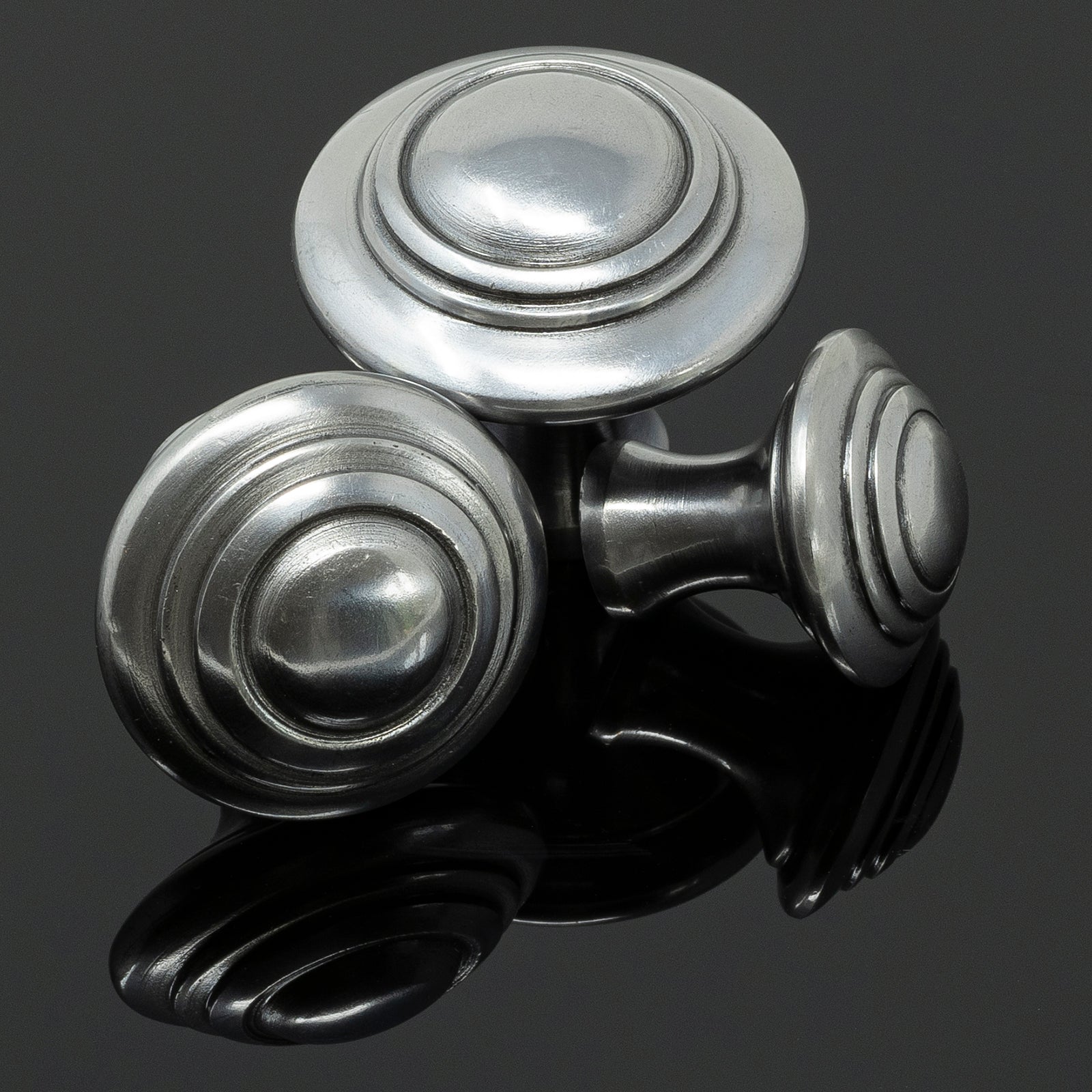Cast Iron Ringed Cabinet Knobs | Kitchen Cupboard Knobs