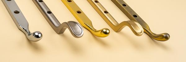 Brass Window Stays | Polished, Satin & Aged Styles