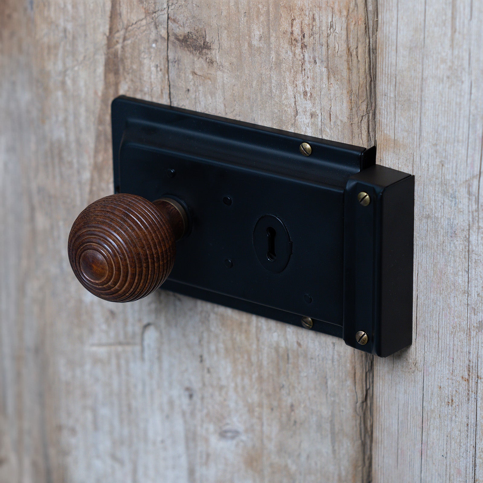 Classic Rim Lock Sets | Black | Suffolk Latch Company