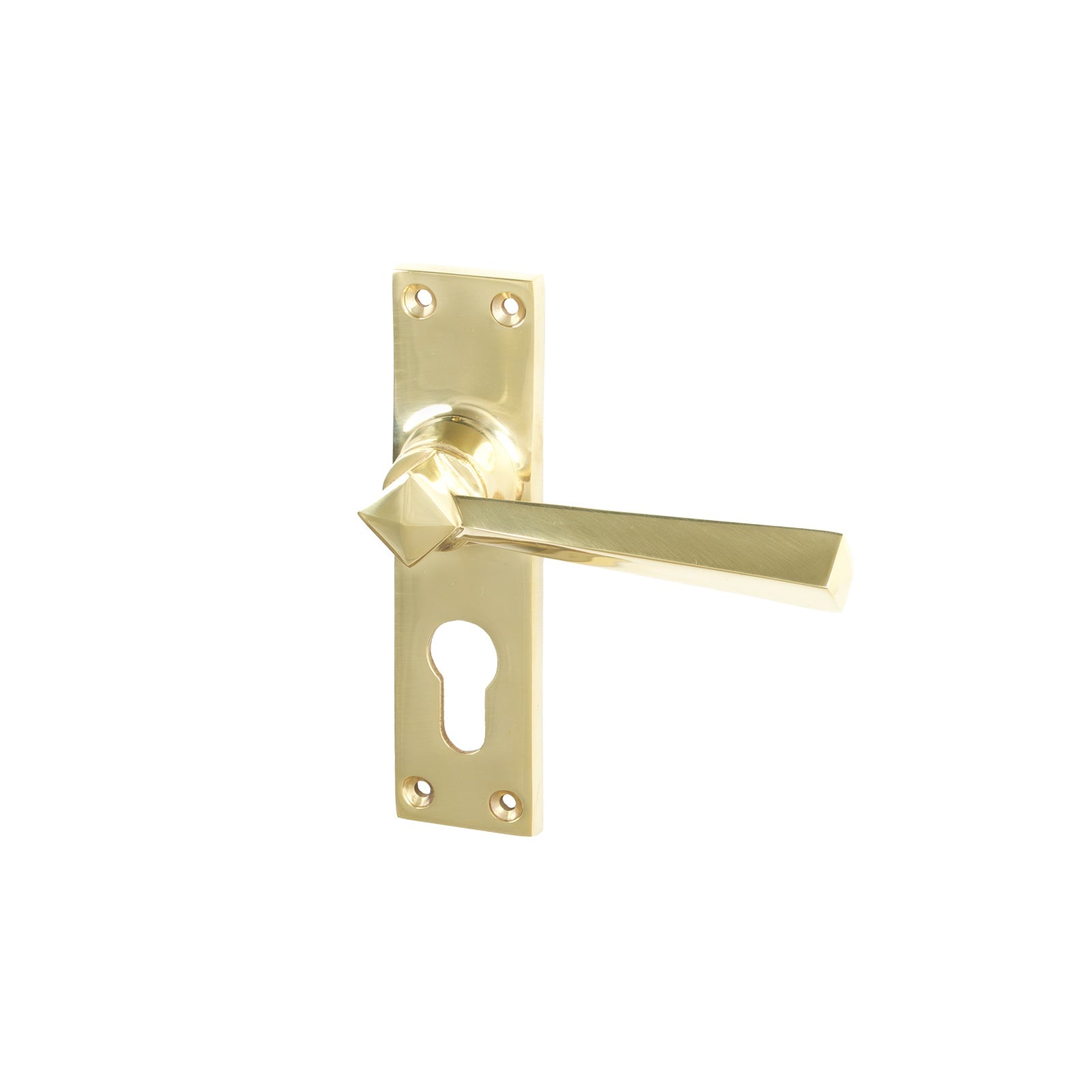 Straight Lever Euro Lock Handles | 5 Finishes | Suffolk Latch Company