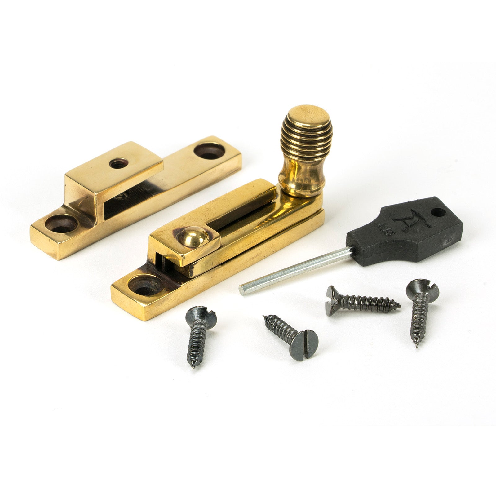 Narrow Beehive Quadrant Fastener | 7 Finishes | Suffolk Latch Company