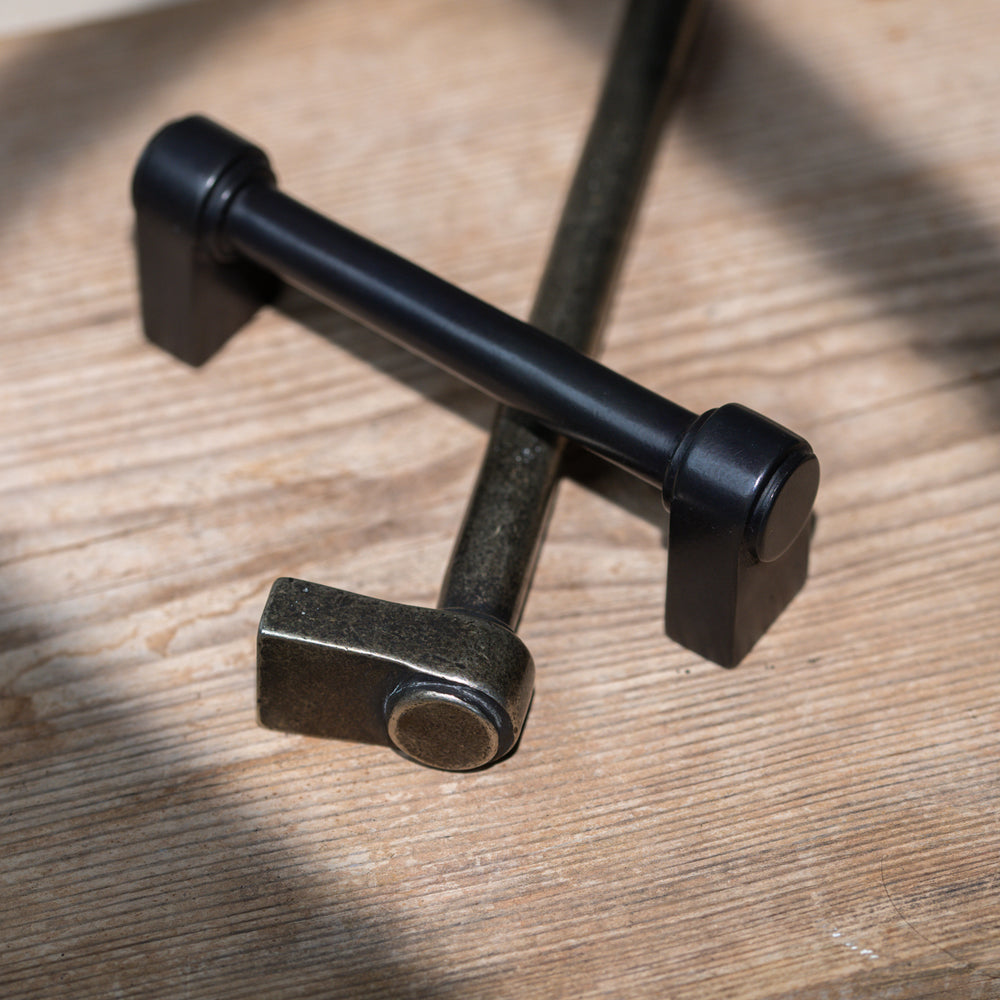 Bronze Ironbridge Cabinet Pull Handle | Dark & White Bronze