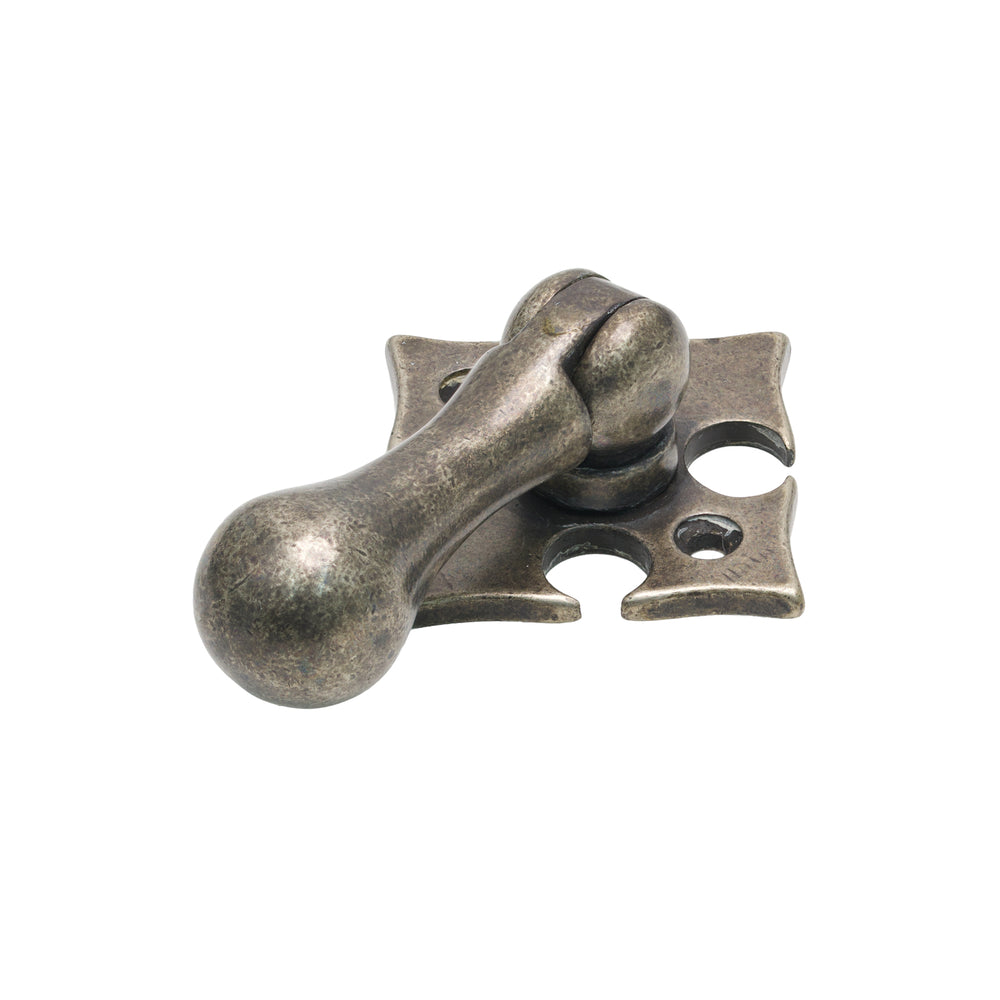 Bronze Fleur-De-Lys Cabinet Drop Pull | Dark & White Bronze
