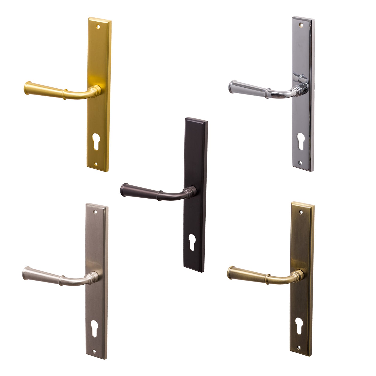Colonial Multipoint Door Handle | 5 Finishes | Suffolk Latch Company