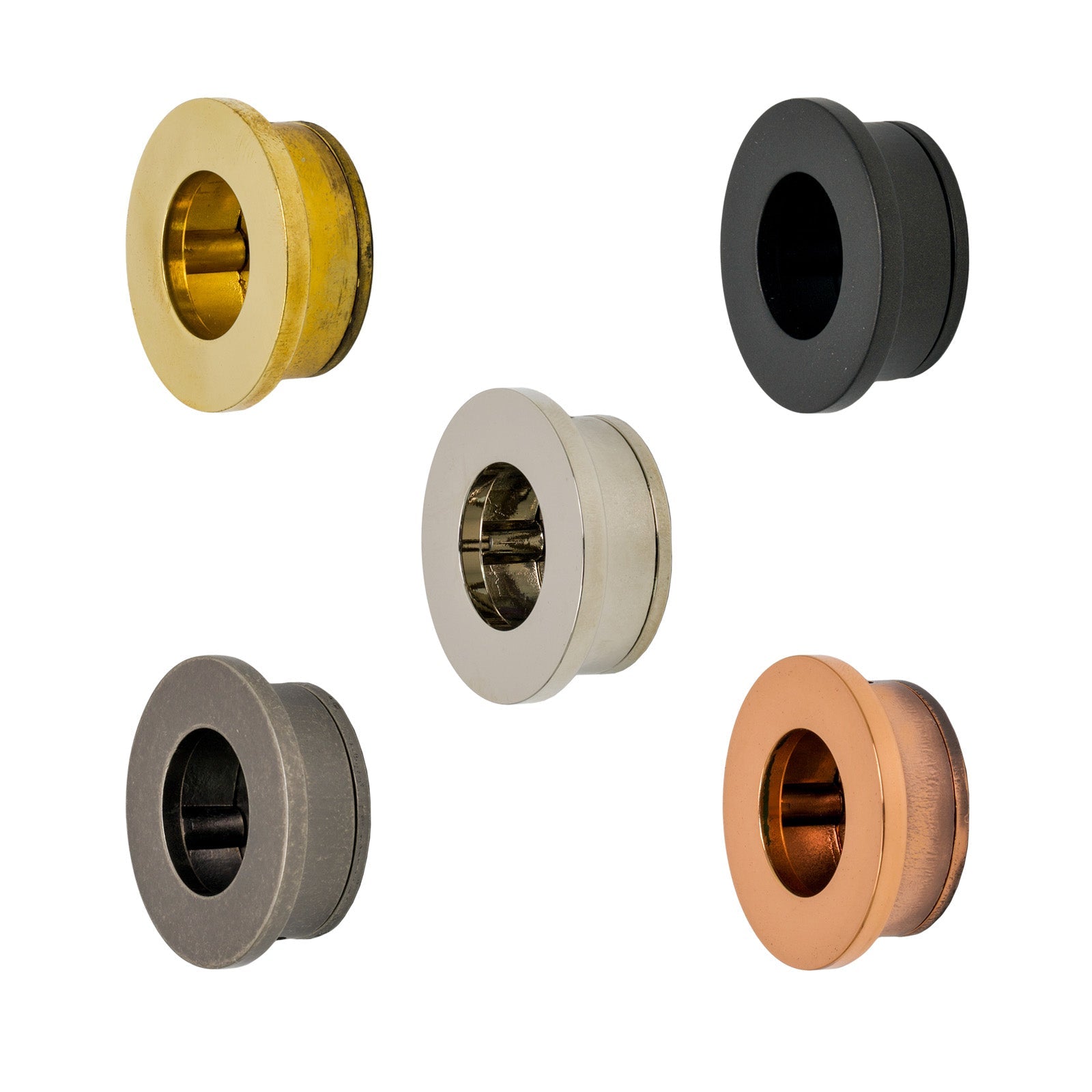 34mm Round Finger Edge Pull| 9 Finishes | Suffolk Latch Company