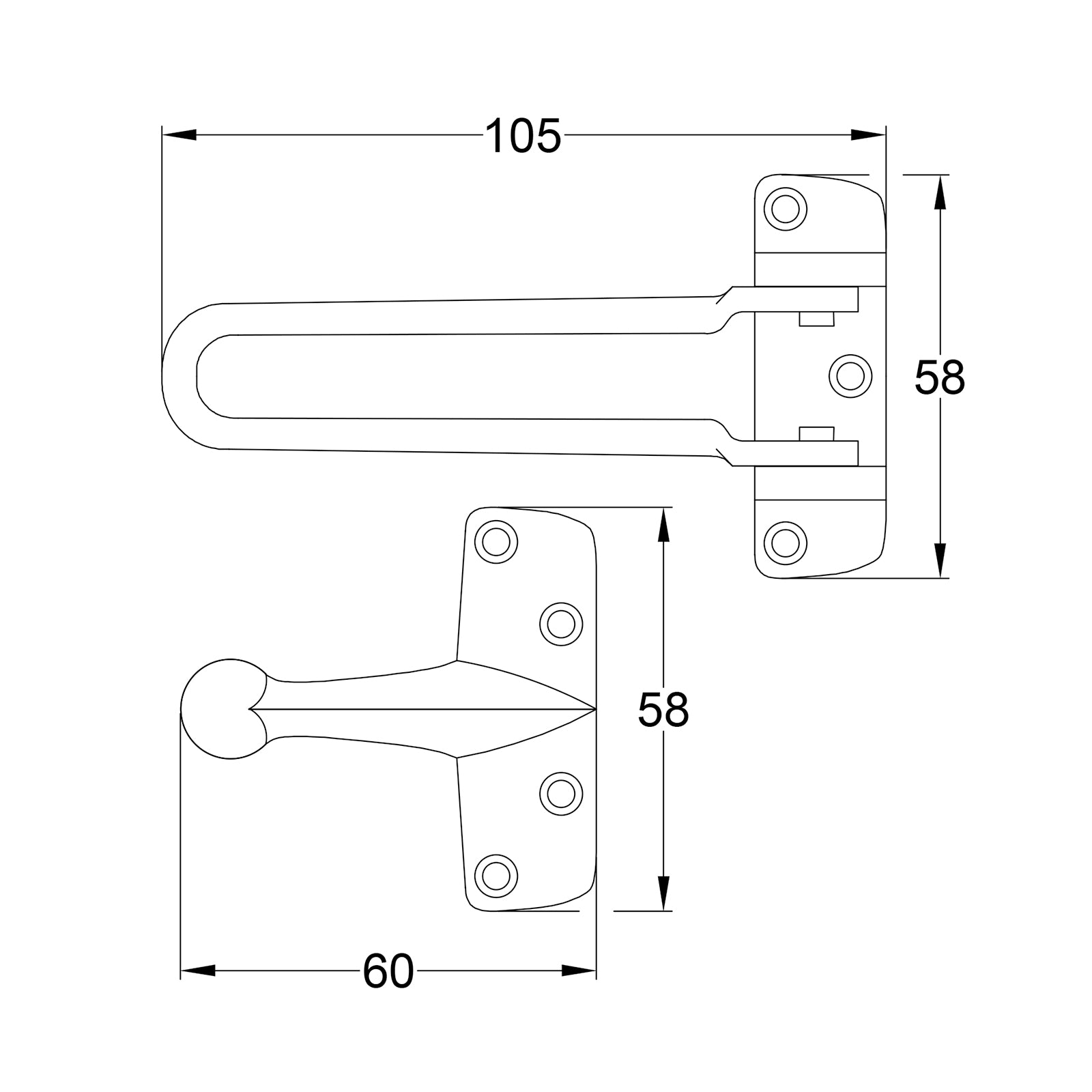 Security Door Guard | Suffolk Latch Company