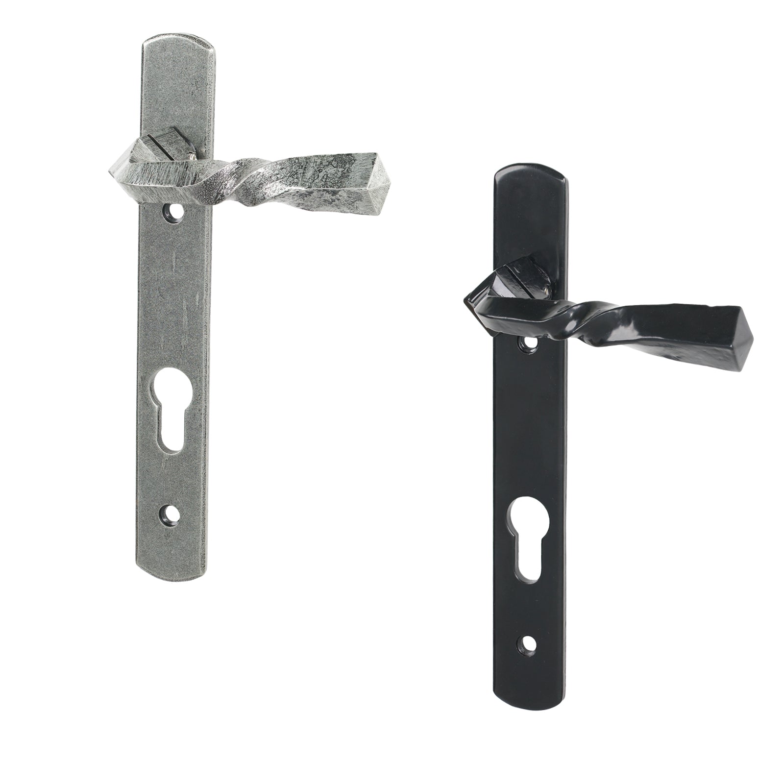 Narrow Lever Espag. Lock Handles| 2 Finishes | Suffolk Latch Company