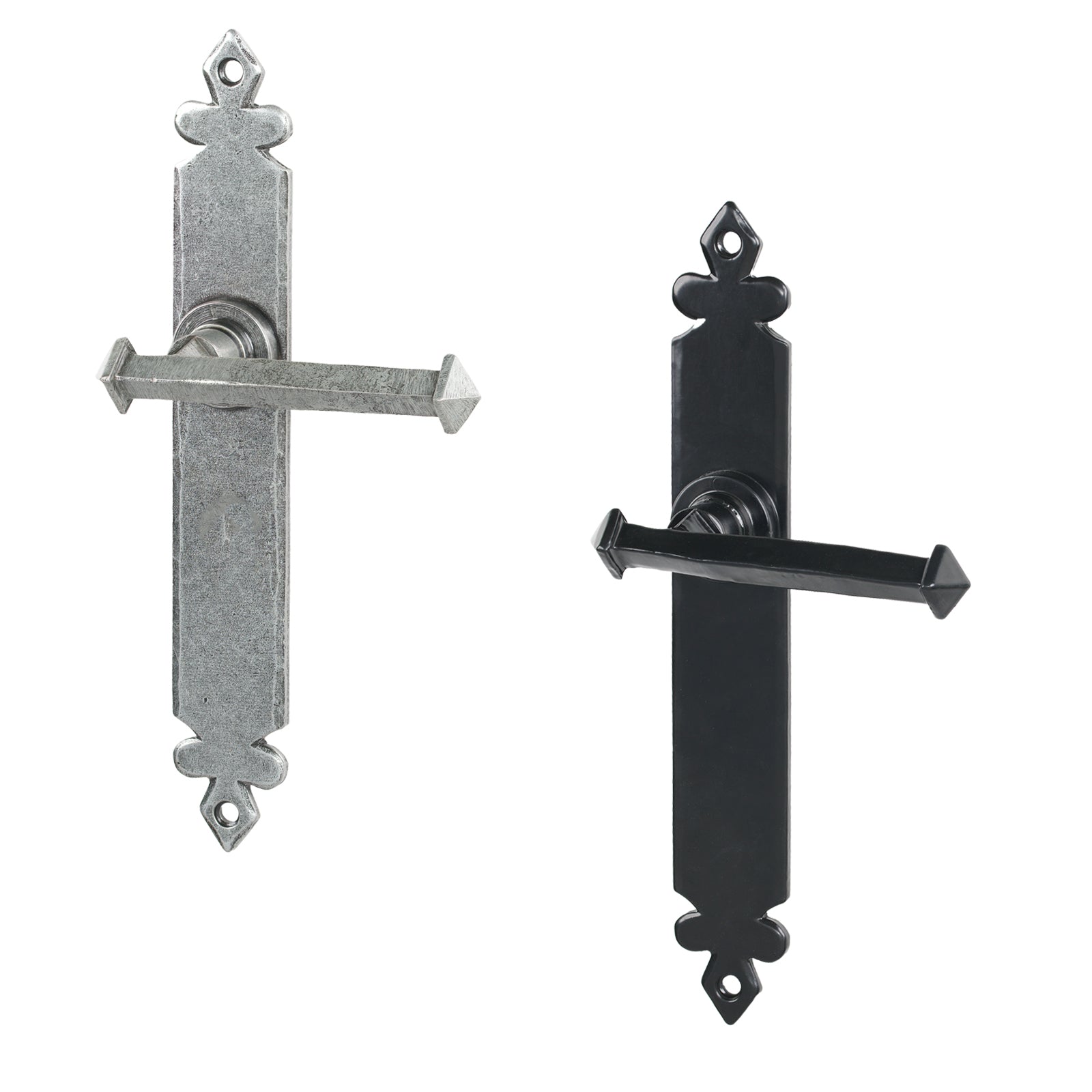 Black Tudor Lever Handles | 4 Styles | Suffolk Latch Company