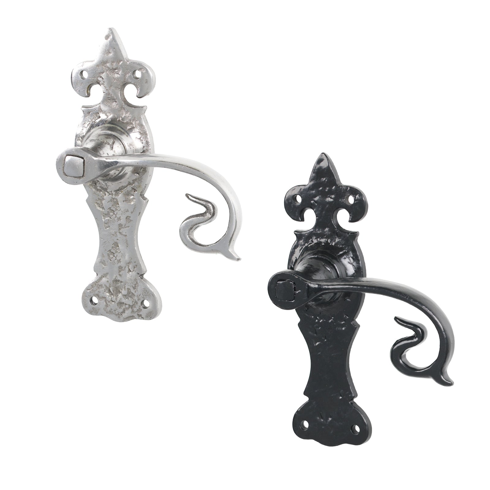 Textured Curly Lever Handles| 3 Styles | Suffolk Latch Company