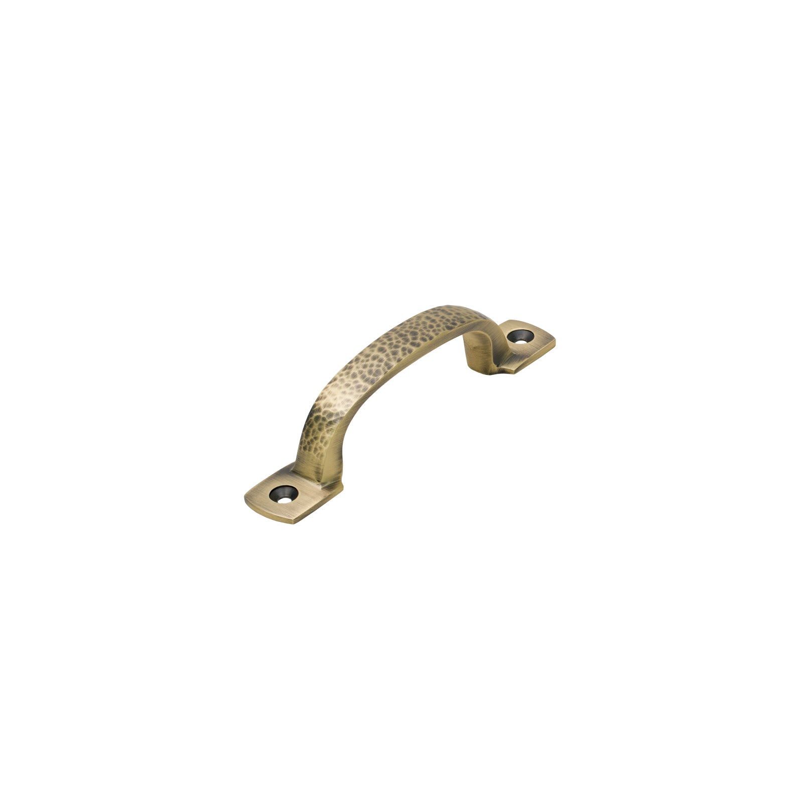 D Pull Handles | Hammered Brass | Suffolk Latch Company
