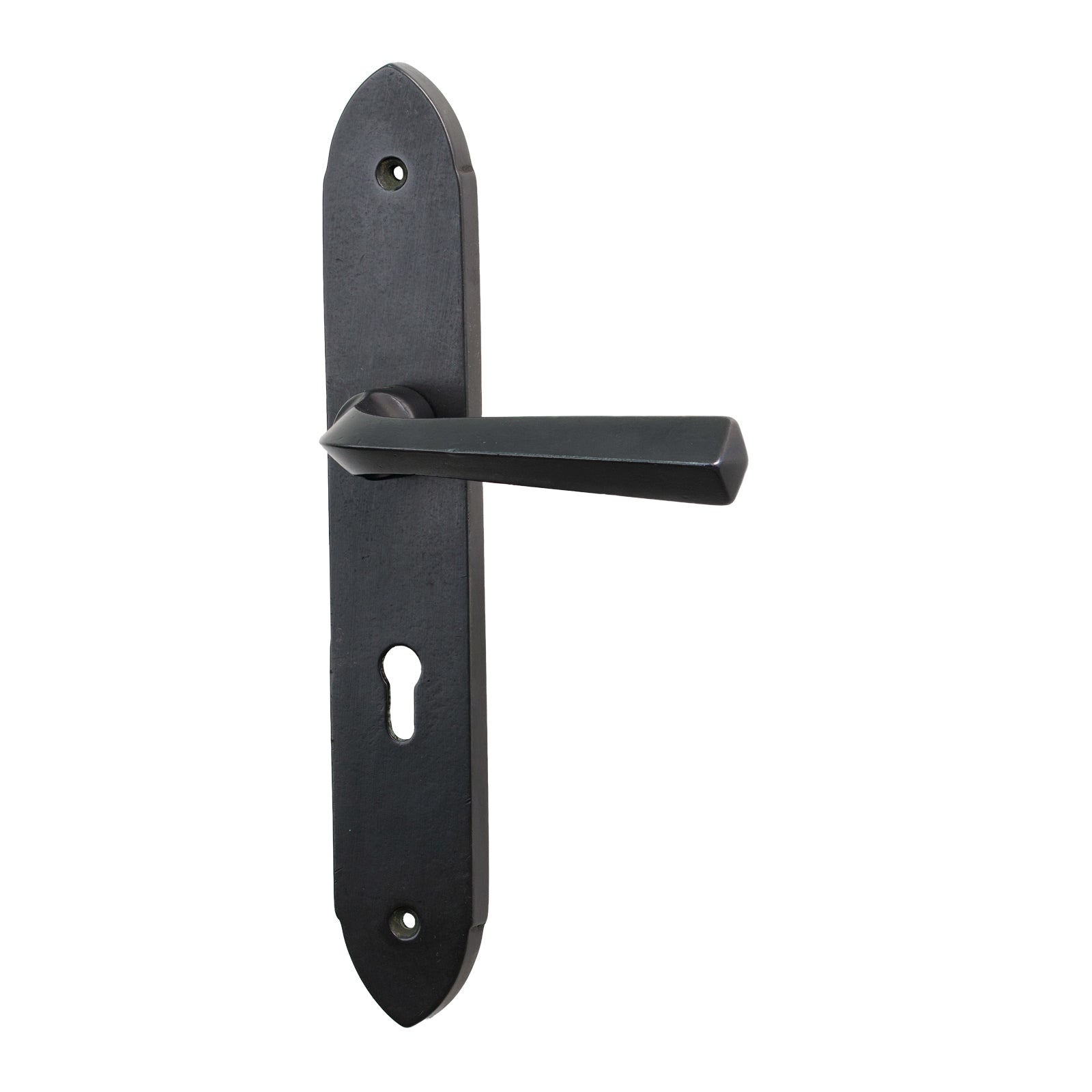 Bronze Grafton Door Handle on Backplate | Bronze Door Hardware