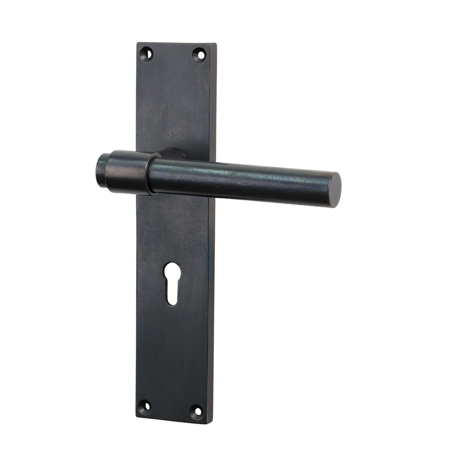 Bronze Fountain Door Handle on Backplate | Bronze Hardware