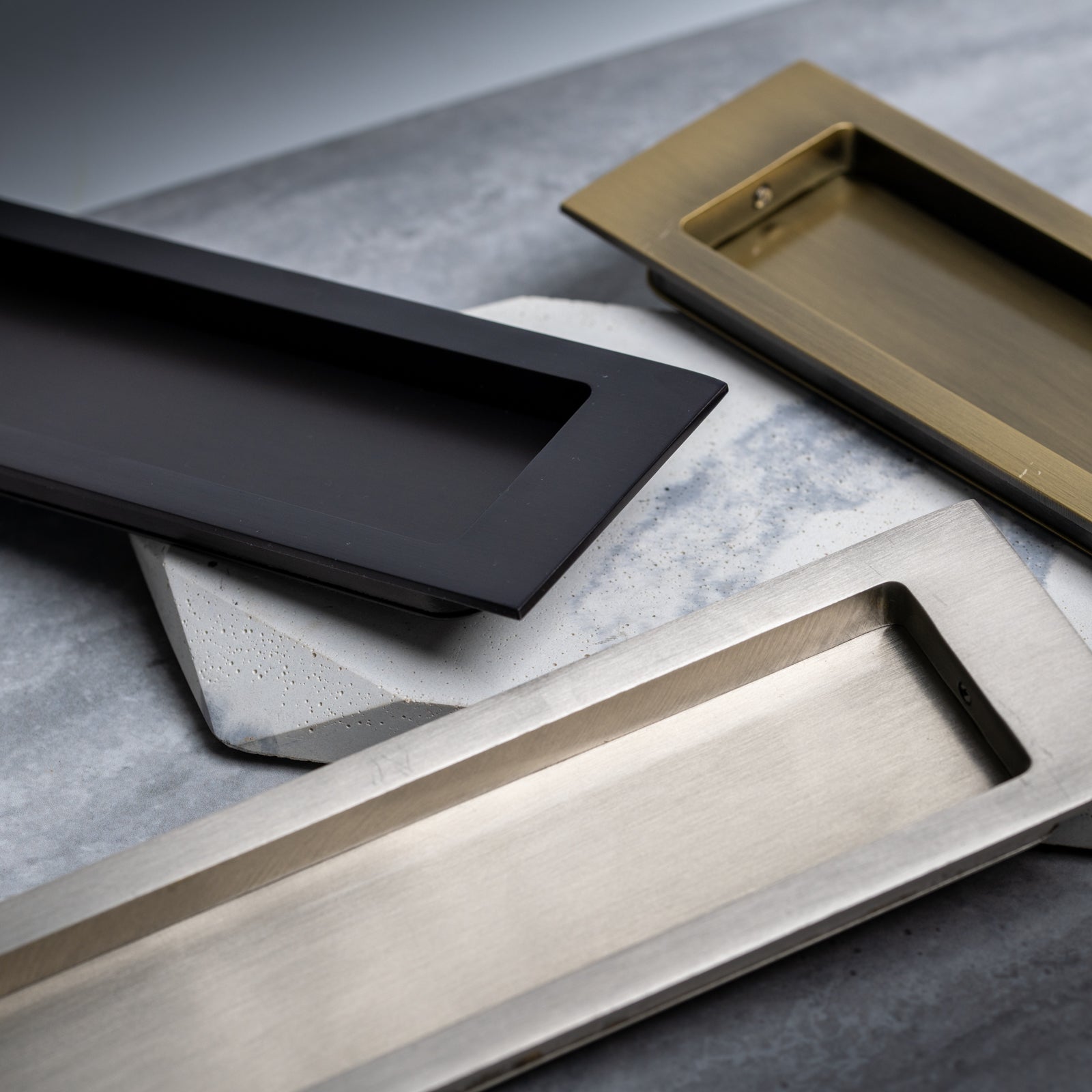 Rectangular Flush Pull | Pocket Door Furniture | Suffolk Latch Company