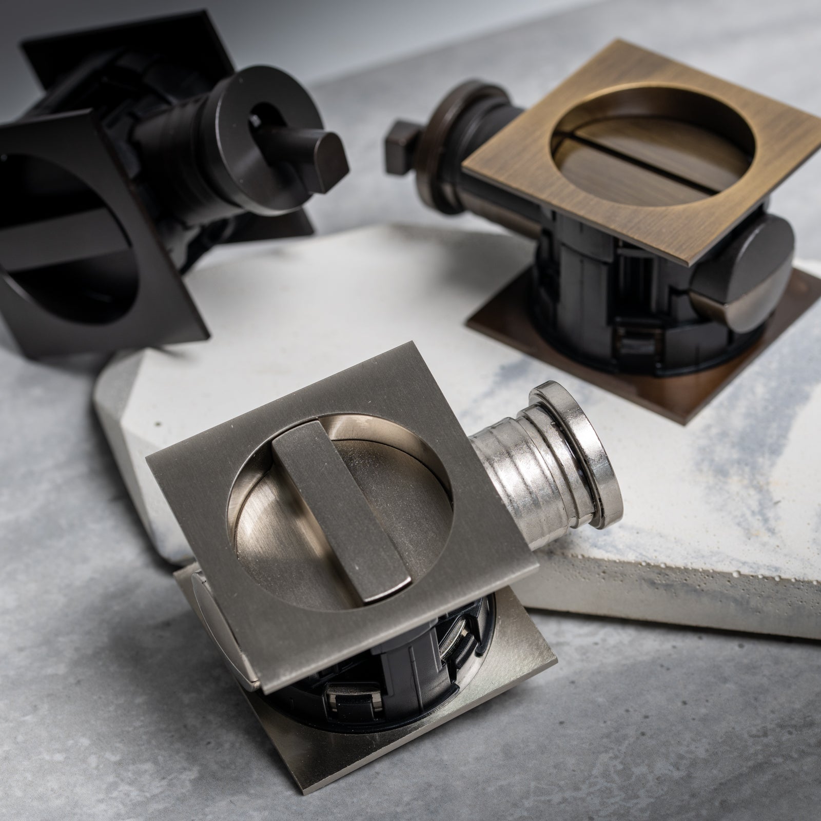 Square Privacy Turn & Release | Pocket Doors | Suffolk Latch Company