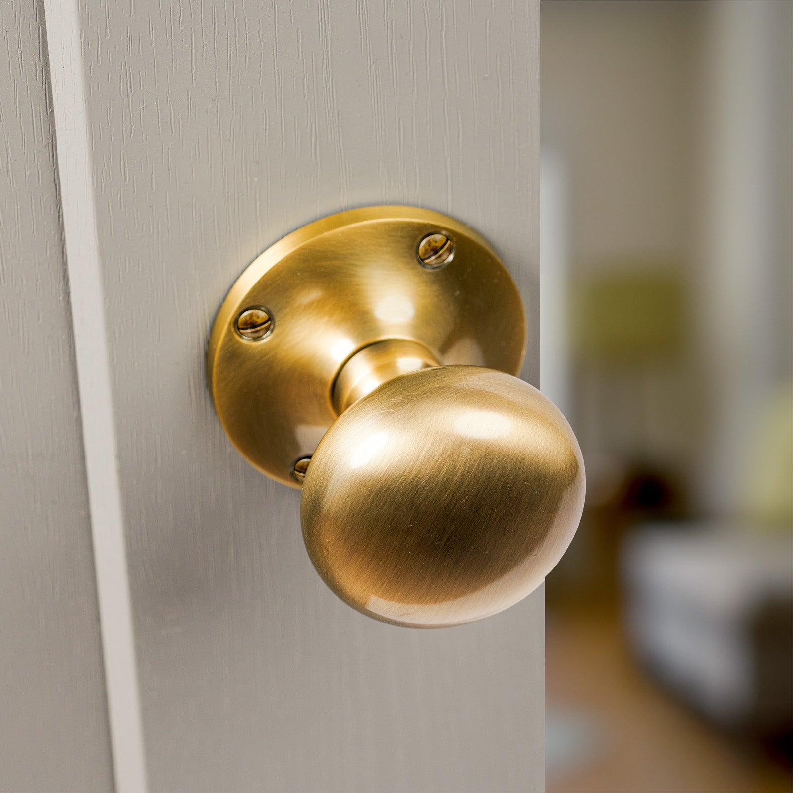 Brass Kensington Door Knob | 5 Finishes | Suffolk Latch Company