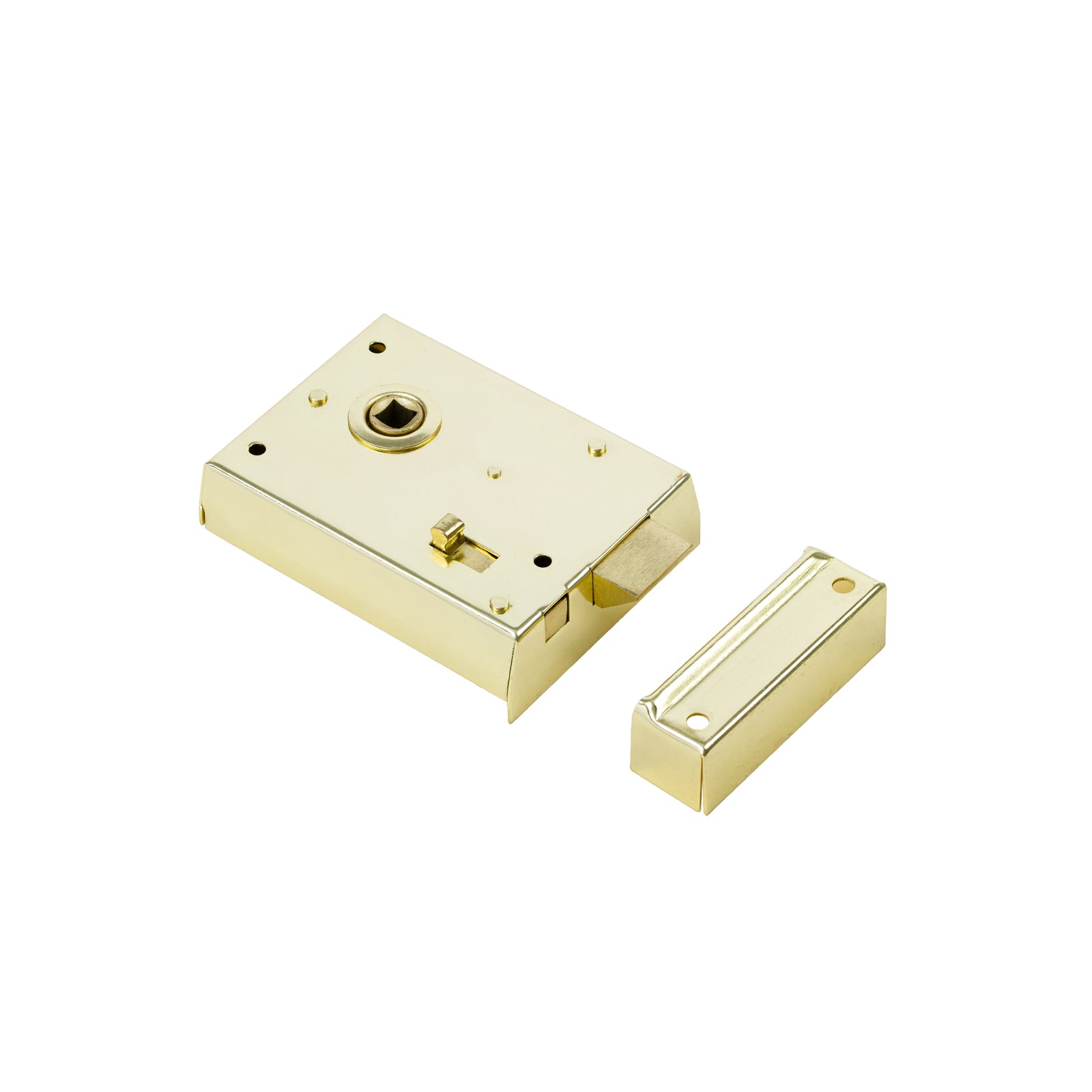Bathroom Rim Lock Sets | Polished Brass | Suffolk Latch Company