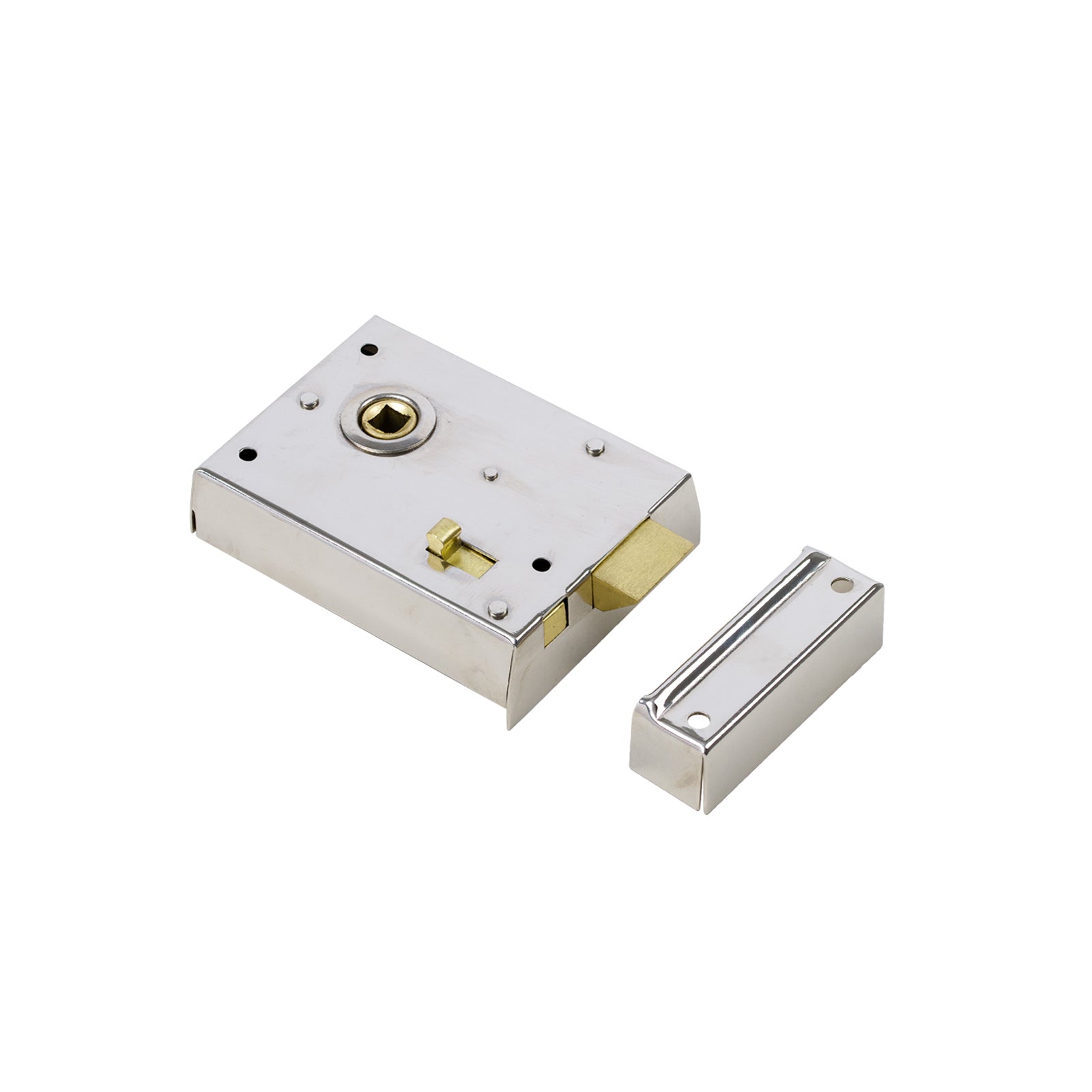 Bathroom Rim Lock Sets | Polished Nickel | Suffolk Latch Company