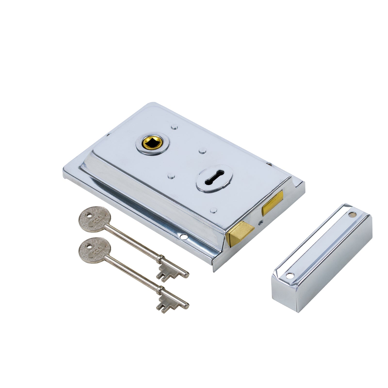 Classic Rim Lock Sets | Polished Chrome | Suffolk Latch Company