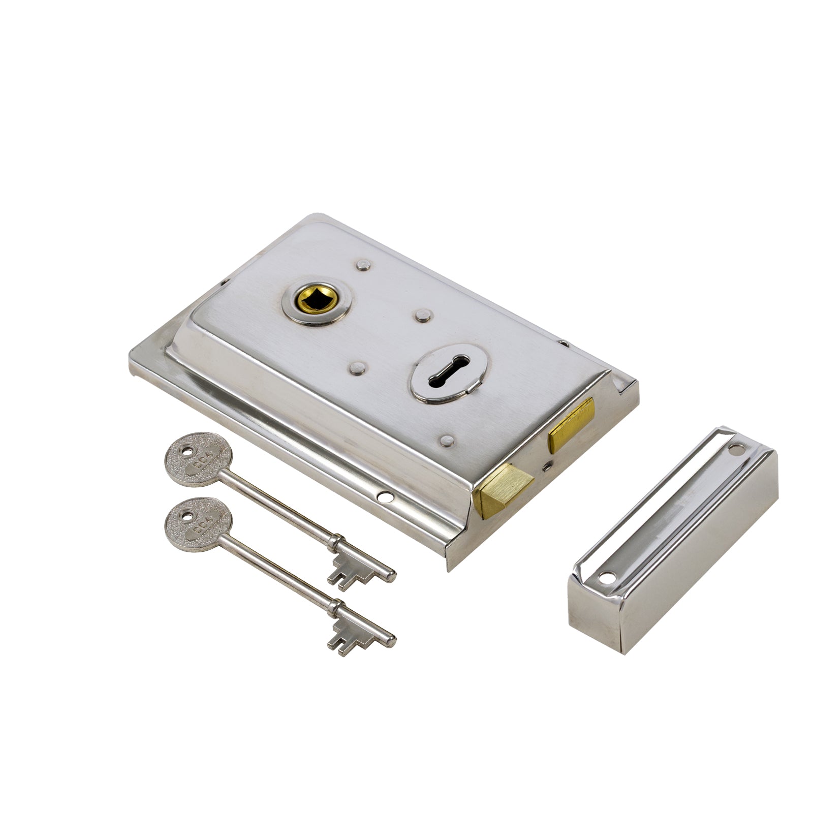 Classic Rim Lock Sets | Polished Nickel | Suffolk Latch Company