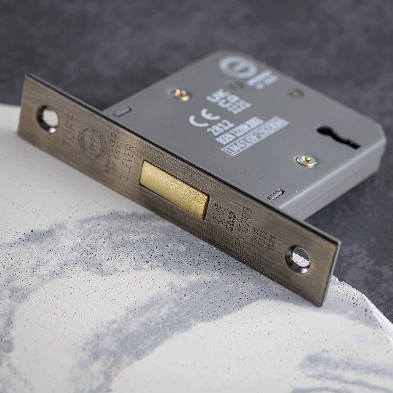 3-Inch 3-Lever Deadlock | 12 Finishes | Suffolk Latch Company