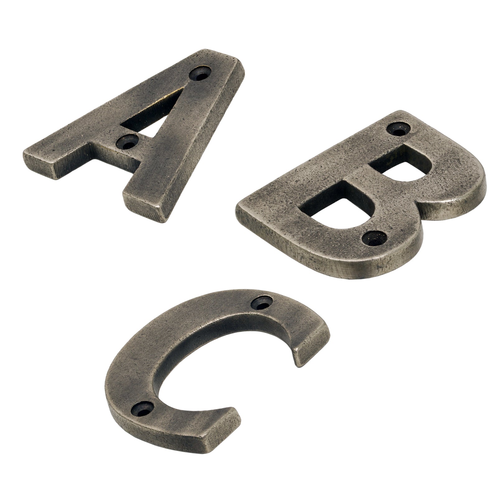 Antique Pewter Front Door Letters| Front Door Furniture | Suffolk Latch ...