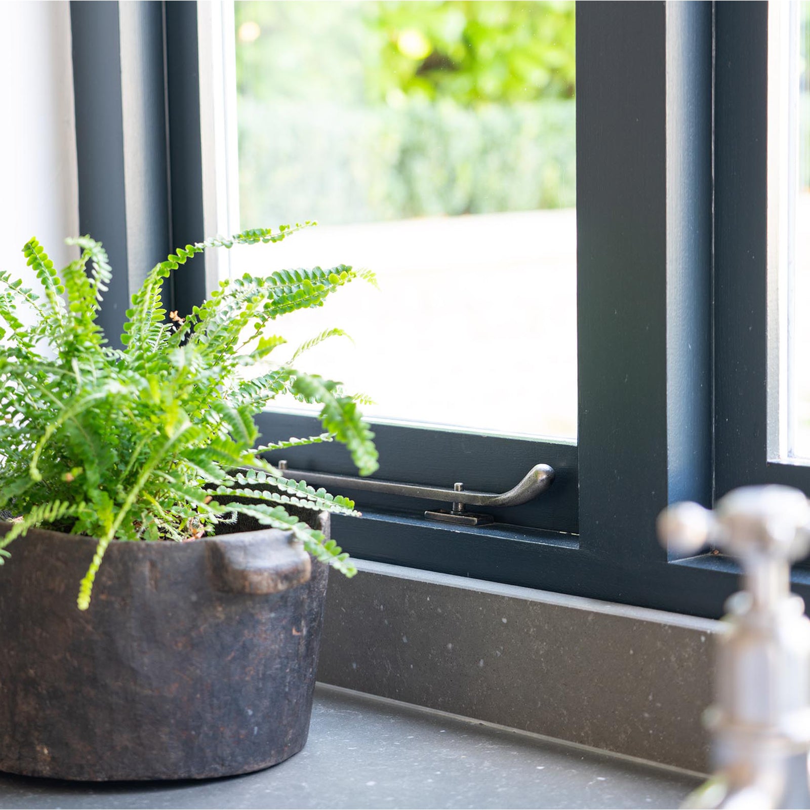 Polished Chrome Peardrop Window Stay | 3 Sizes | Suffolk Latch Company