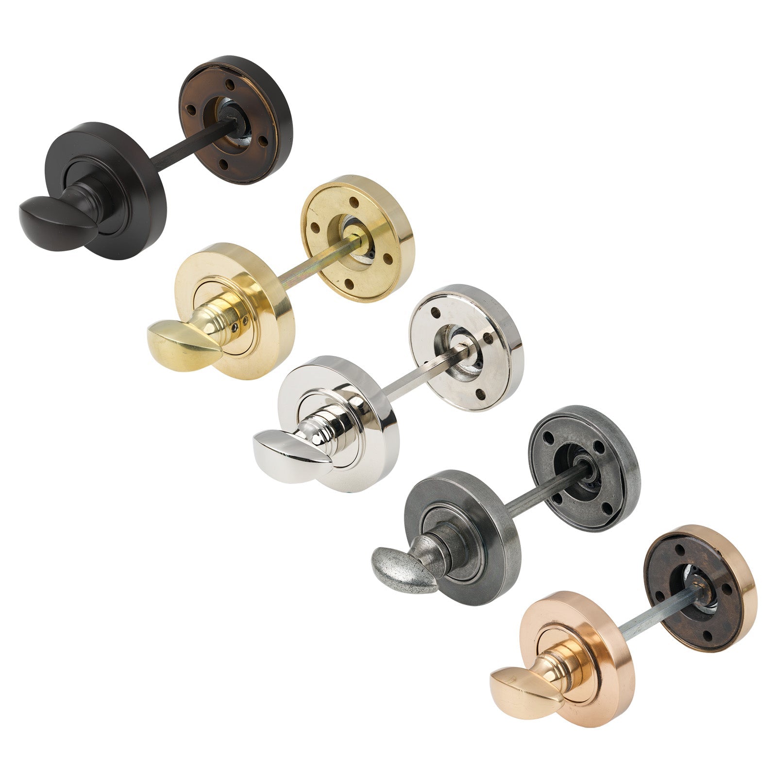 Plain Round Thumbturn Handles | 13 Finishes | Suffolk Latch Company