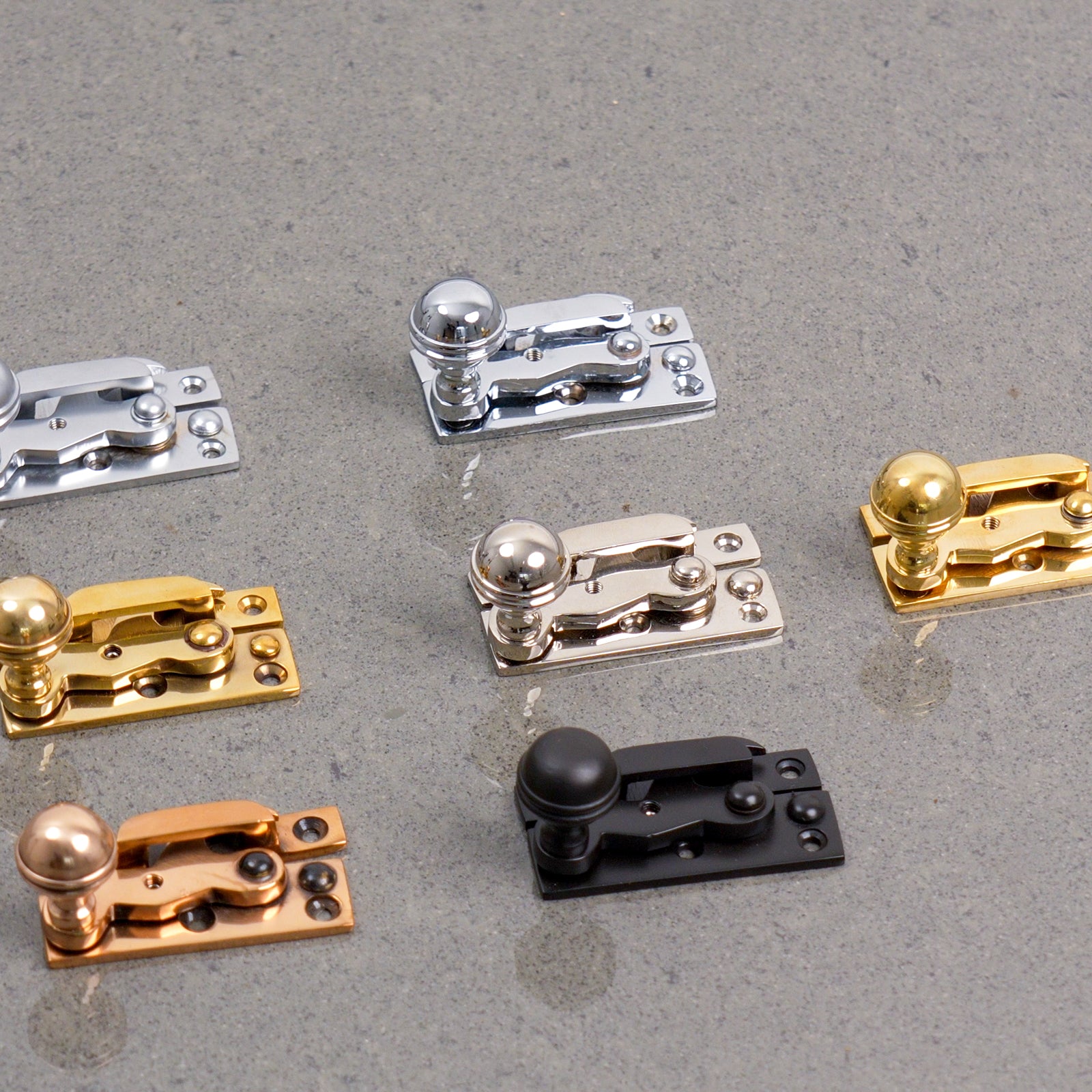 Narrow Prestbury Quadrant Fastener | 7 Finishes | Suffolk Latch Co