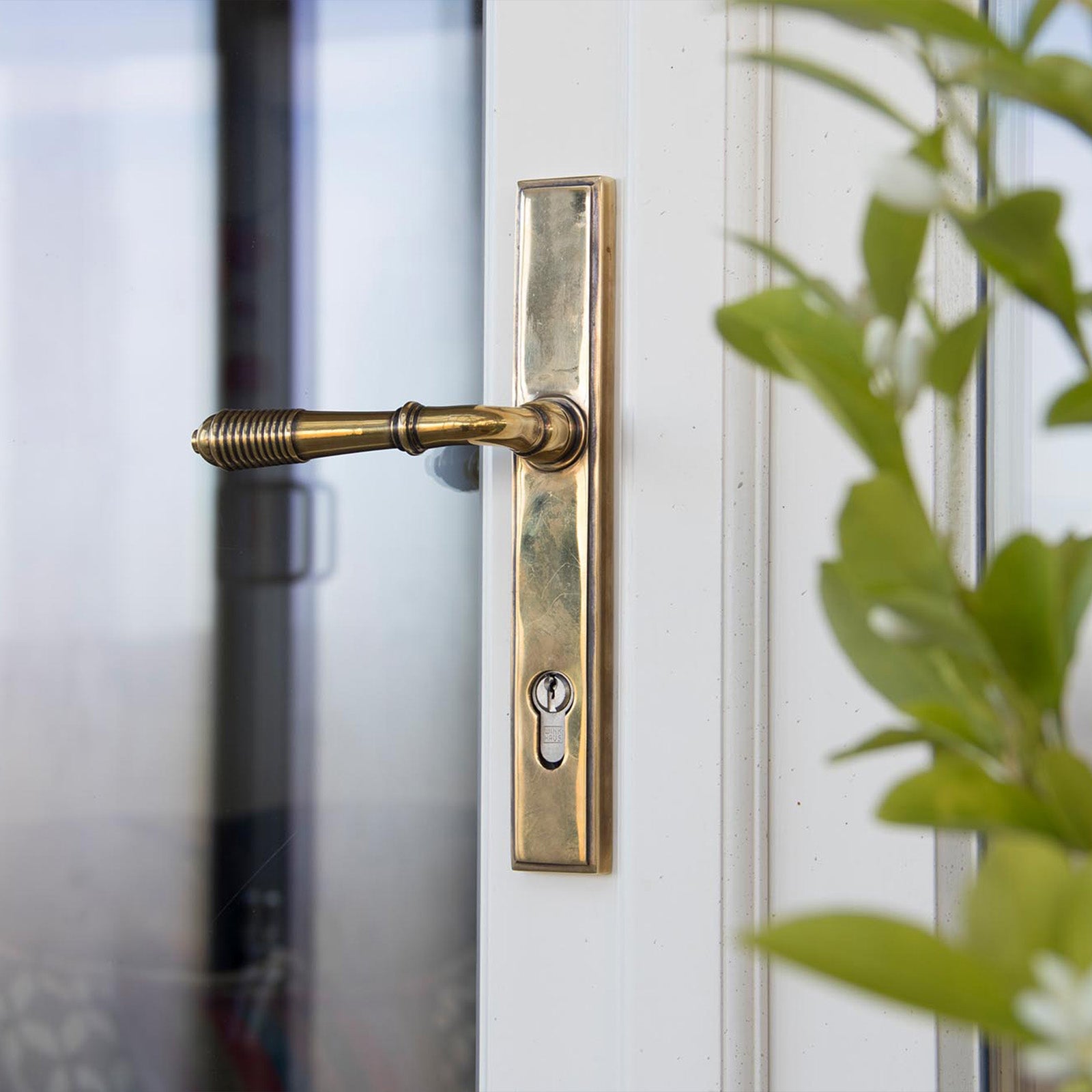 Reeded Slimline Lever Espag. Lock Handles| 6 Finishes | Suffolk Latch ...