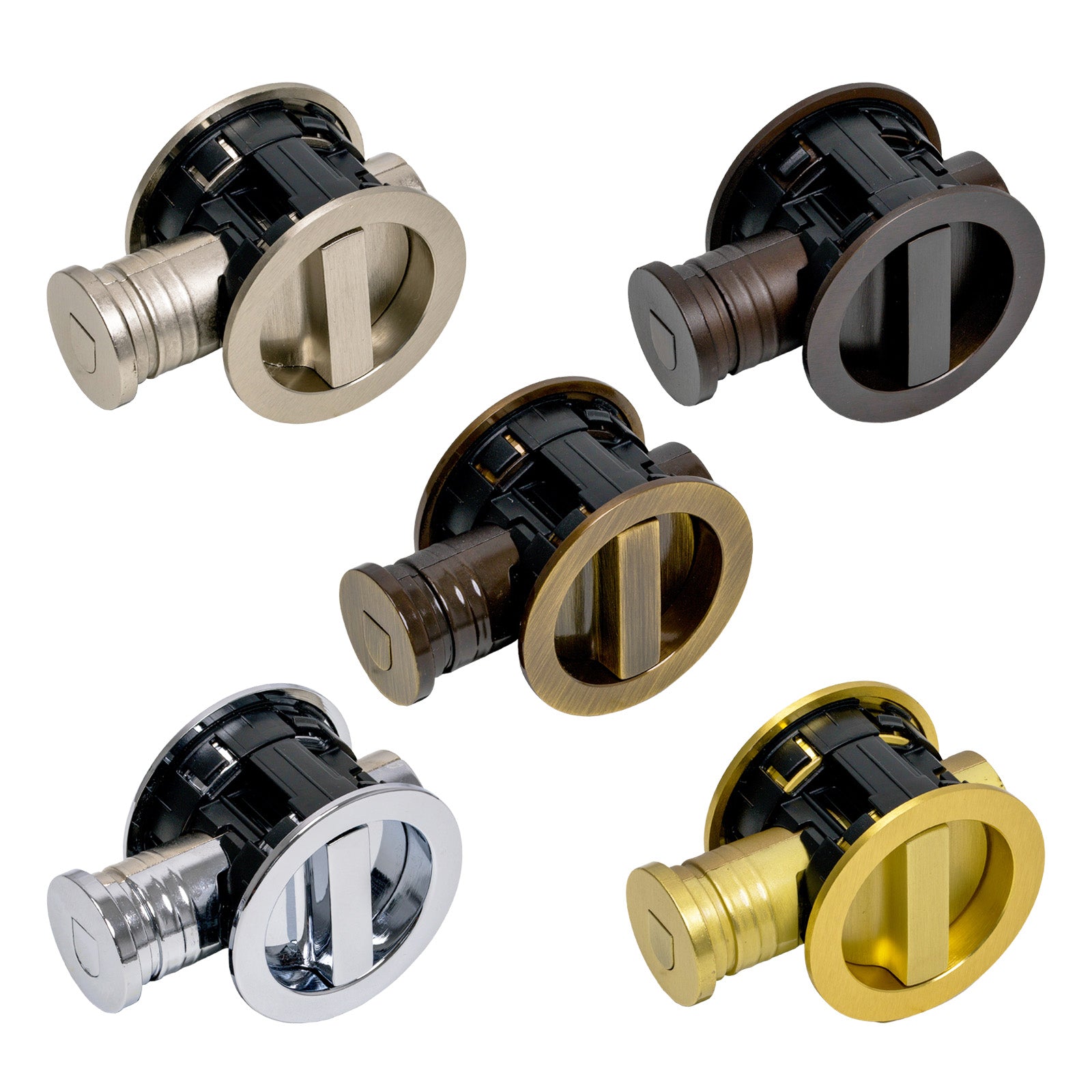 Round Privacy Turn & Release | Pocket Doors | Suffolk Latch Company