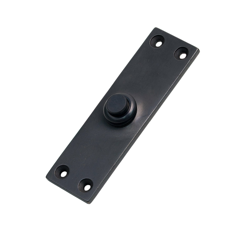 Bronze Door Bell Push | Dark & White Bronze Hardware