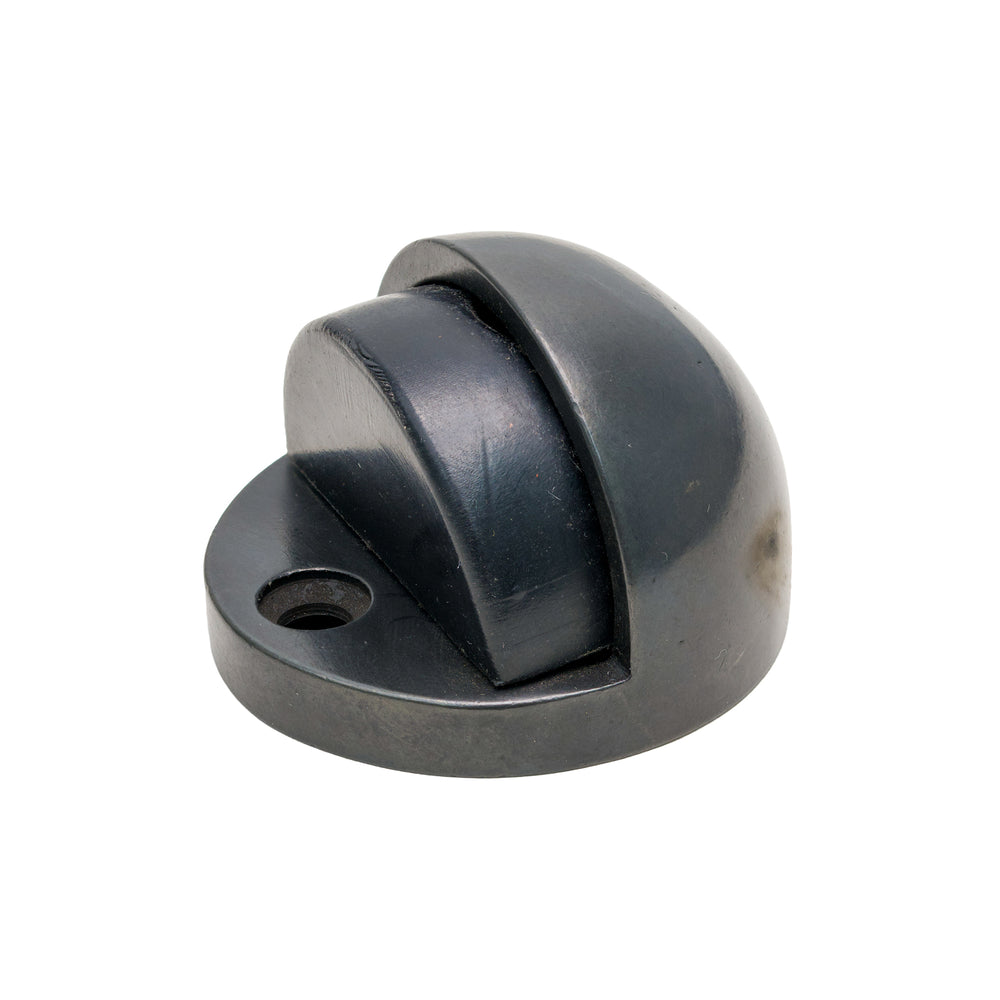 Bronze Half Moon Floor Door Stop | Dark & White Bronze Hardware