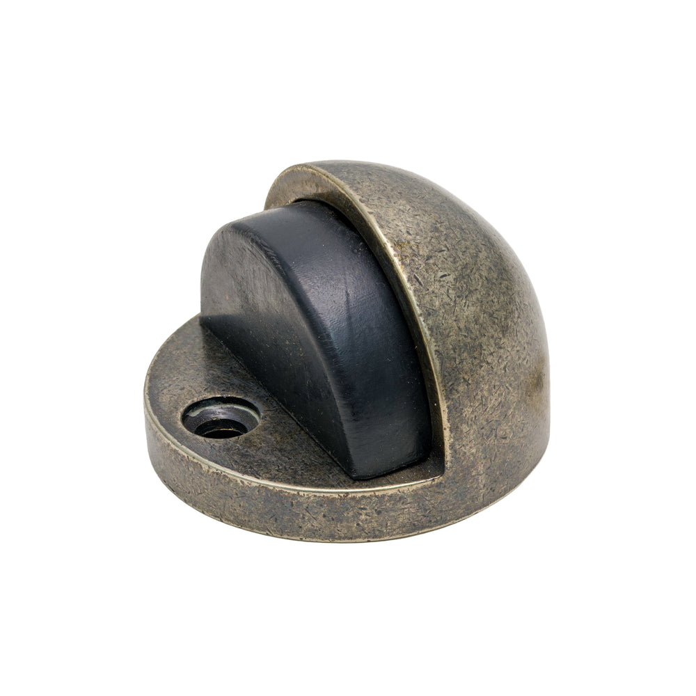 Bronze Half Moon Floor Door Stop | Dark & White Bronze Hardware