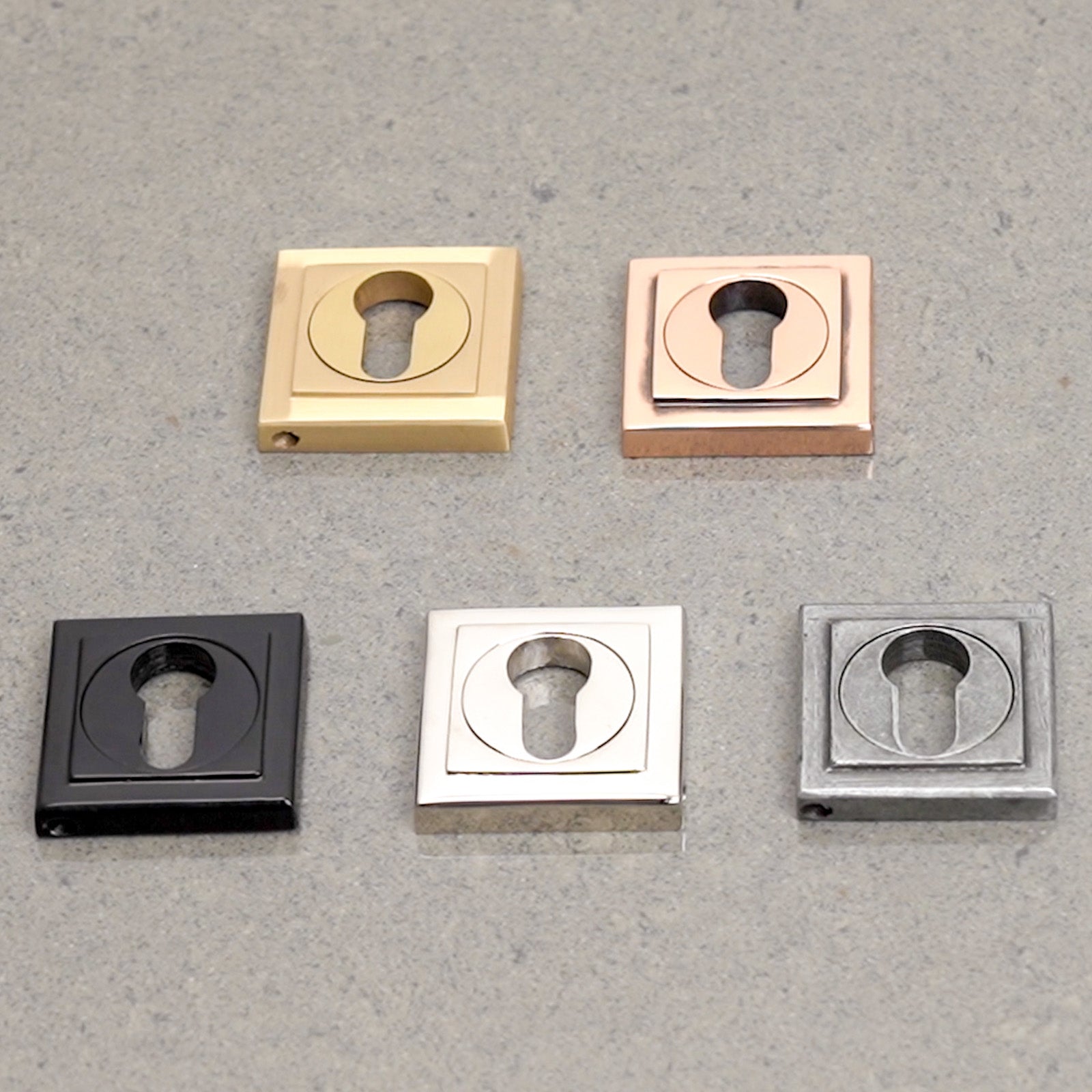 Square Round Escutcheon| 13 Finishes | Suffolk Latch Company