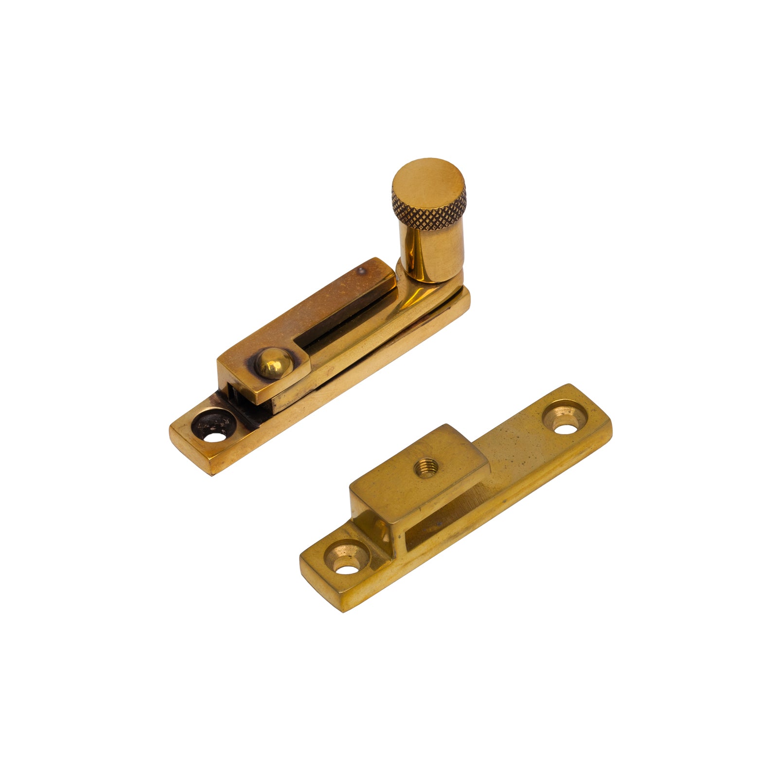 Narrow Brompton Quadrant Fastener | 7 Finishes | Suffolk Latch Company