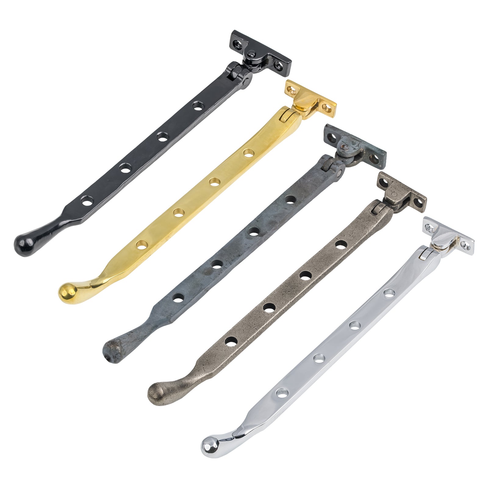 Polished Chrome Peardrop Window Stay | 3 Sizes | Suffolk Latch Company