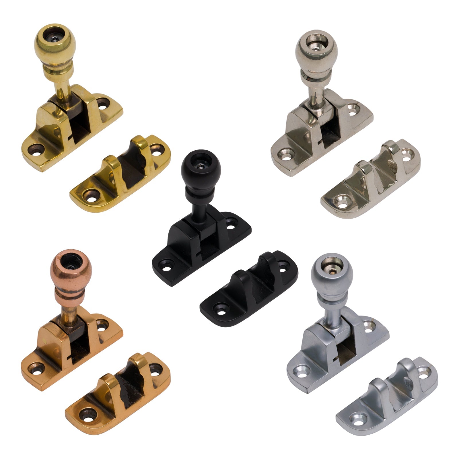 Mushroom Brighton Fastener| 7 Finishes | Suffolk Latch Company
