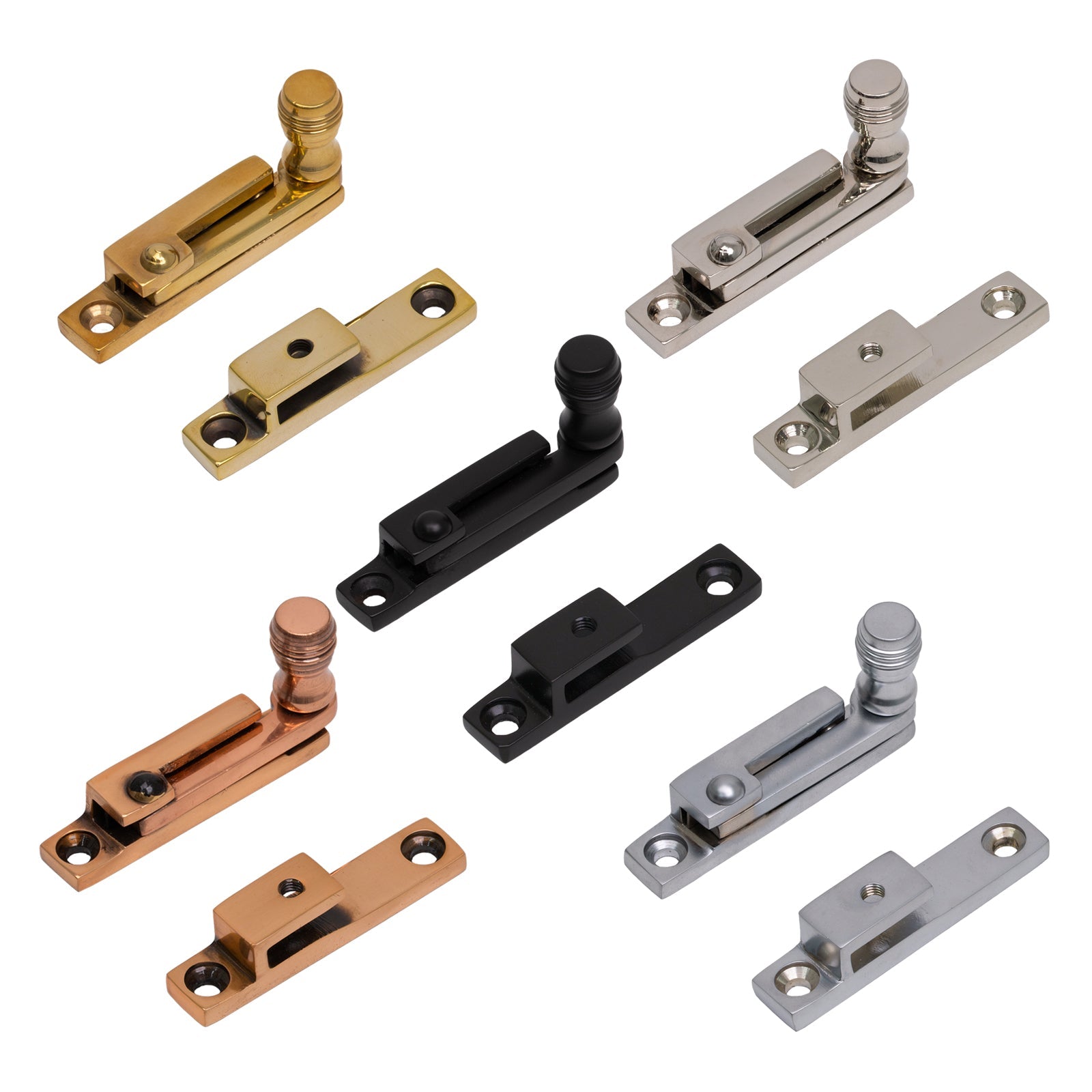 Narrow Prestbury Quadrant Fastener | 7 Finishes | Suffolk Latch Co