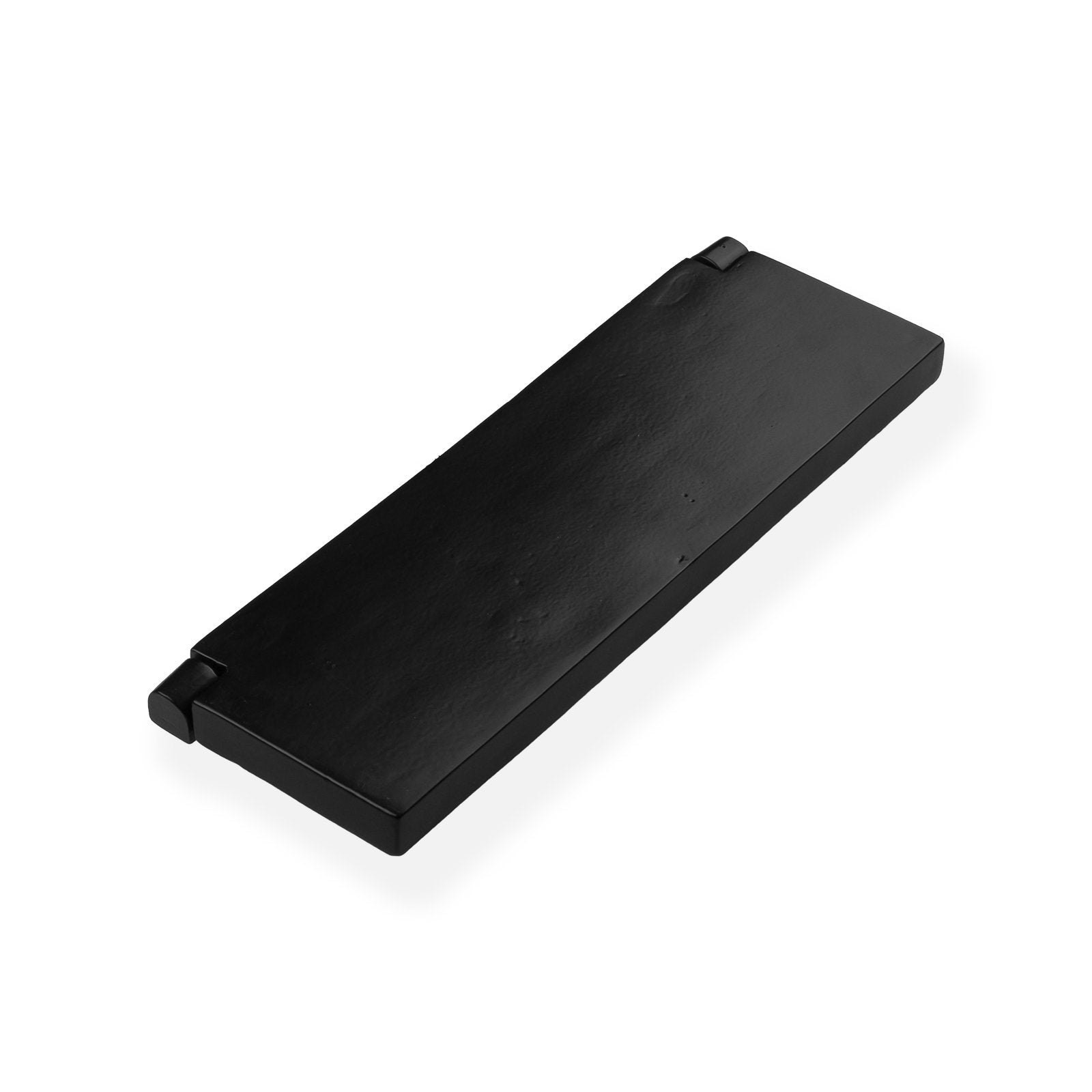 Door Letter Plate Tidy | Internal Letter Box Cover in Black