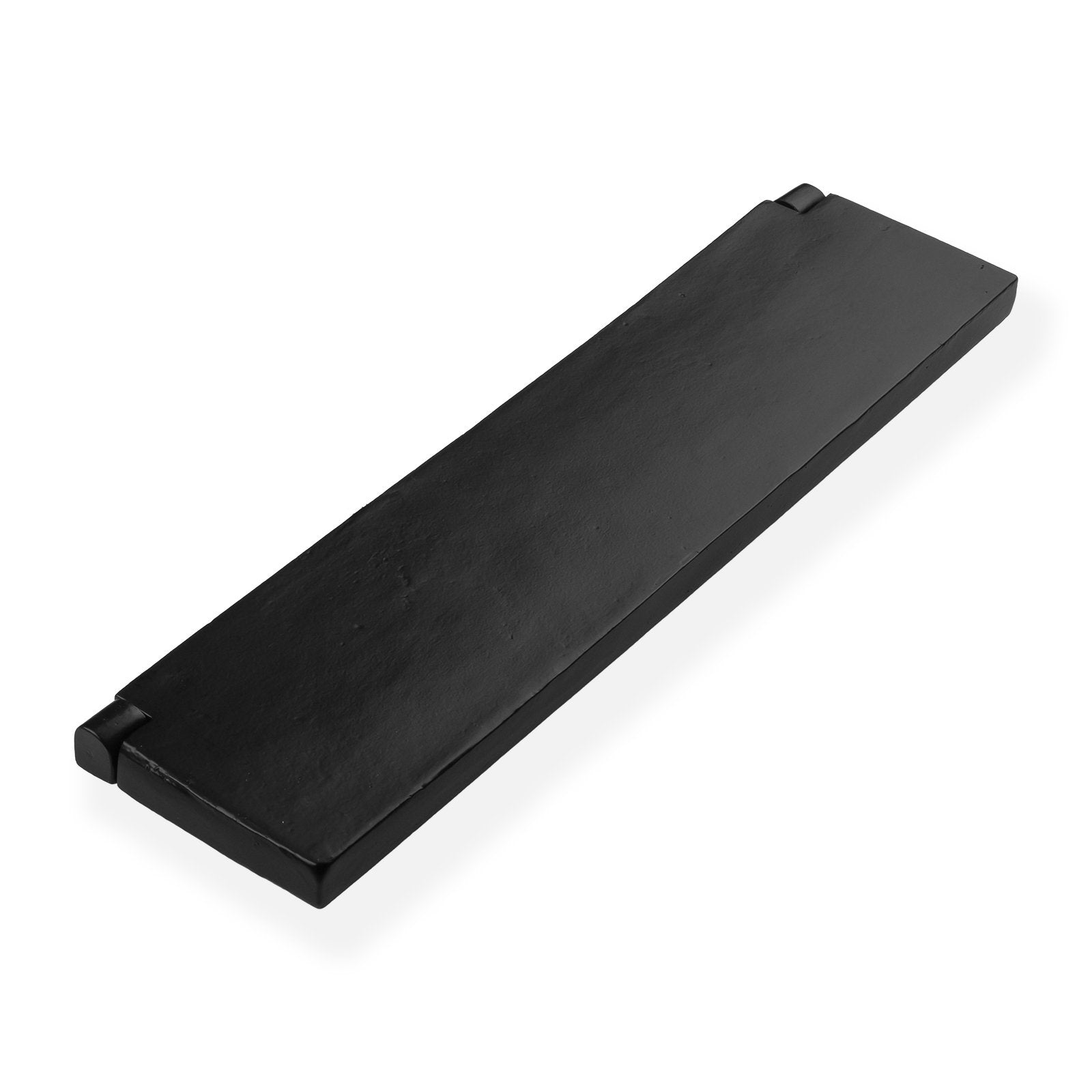 Door Letter Plate Tidy | Internal Letter Box Cover in Black