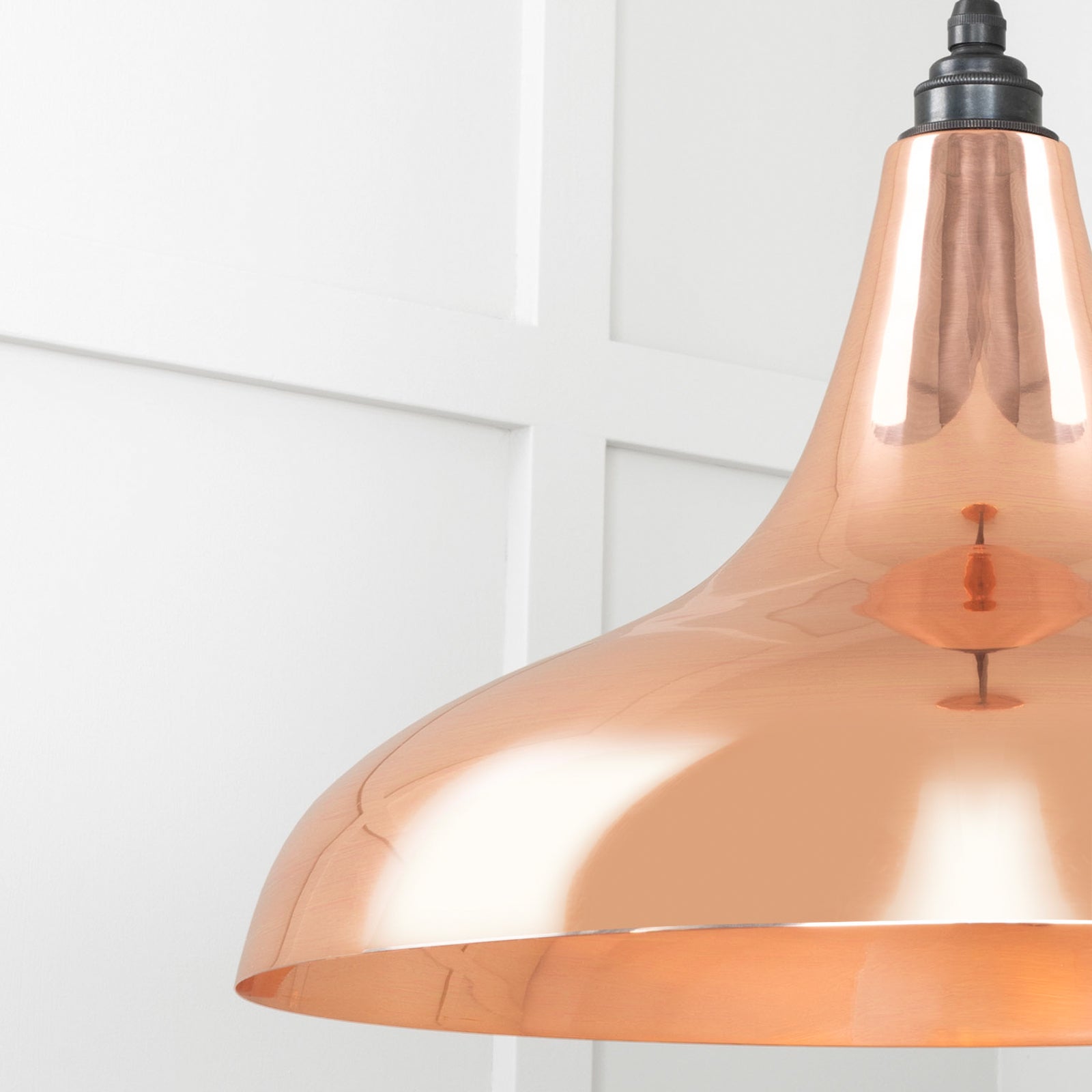 Frankley Ceiling Light | Polished Copper | Suffolk Latch Company