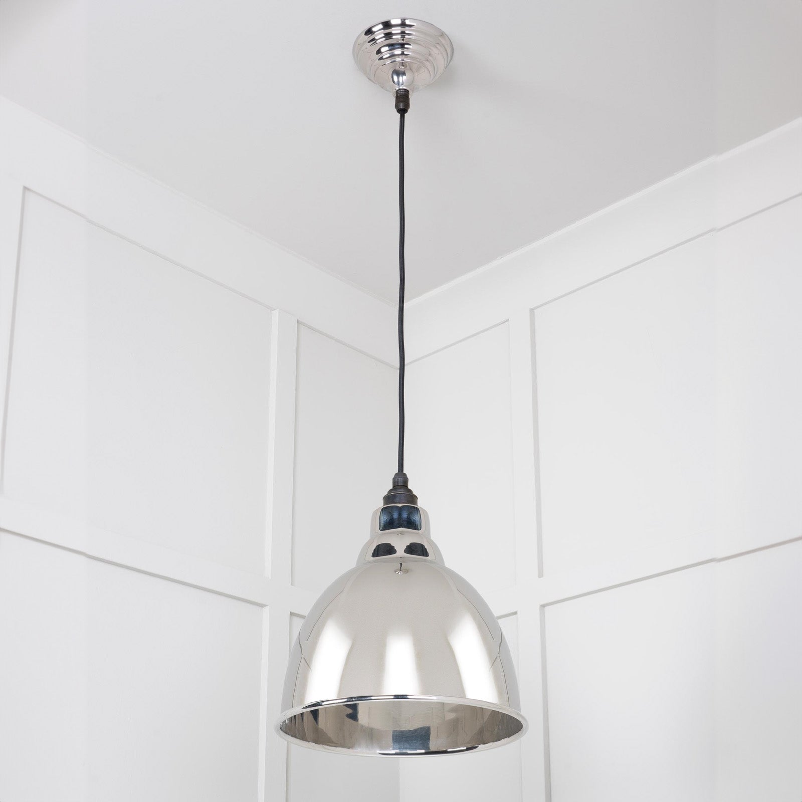 Brindley Ceiling Light | Nickel | 2 Finishes | Suffolk Latch Company