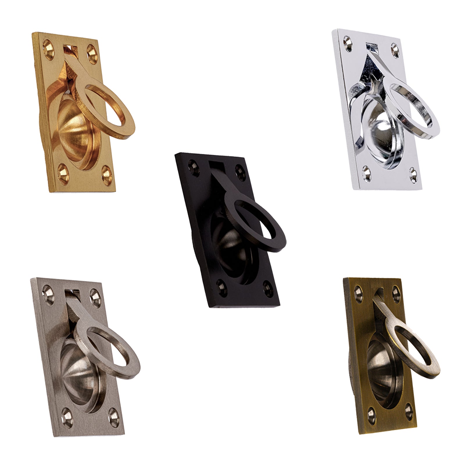 Flush Ring Cabinet Pulls | Cabinet Furniture