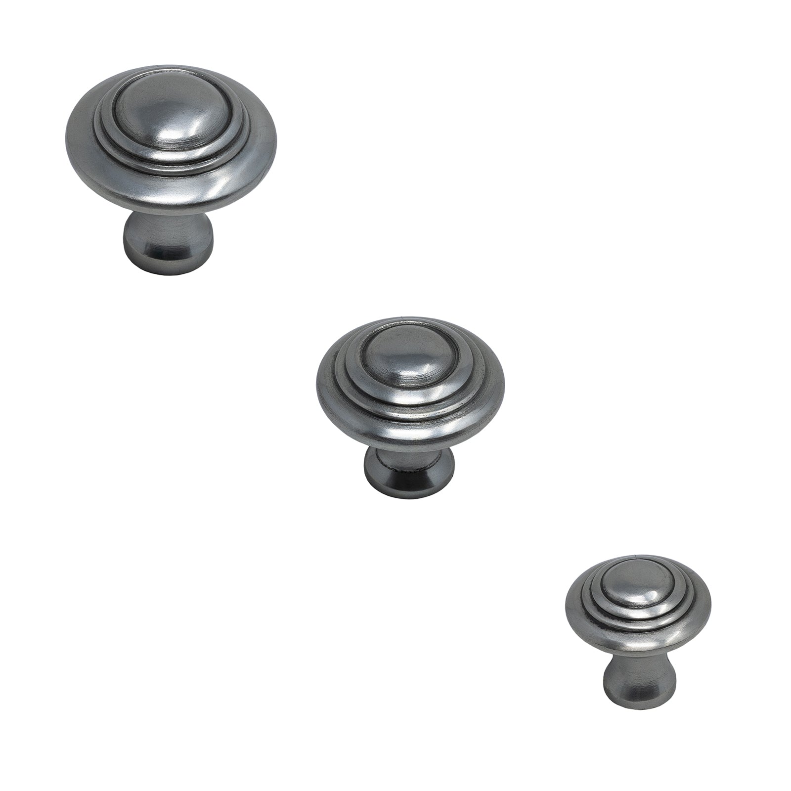Cast Iron Ringed Cabinet Knobs | Kitchen Cupboard Knobs