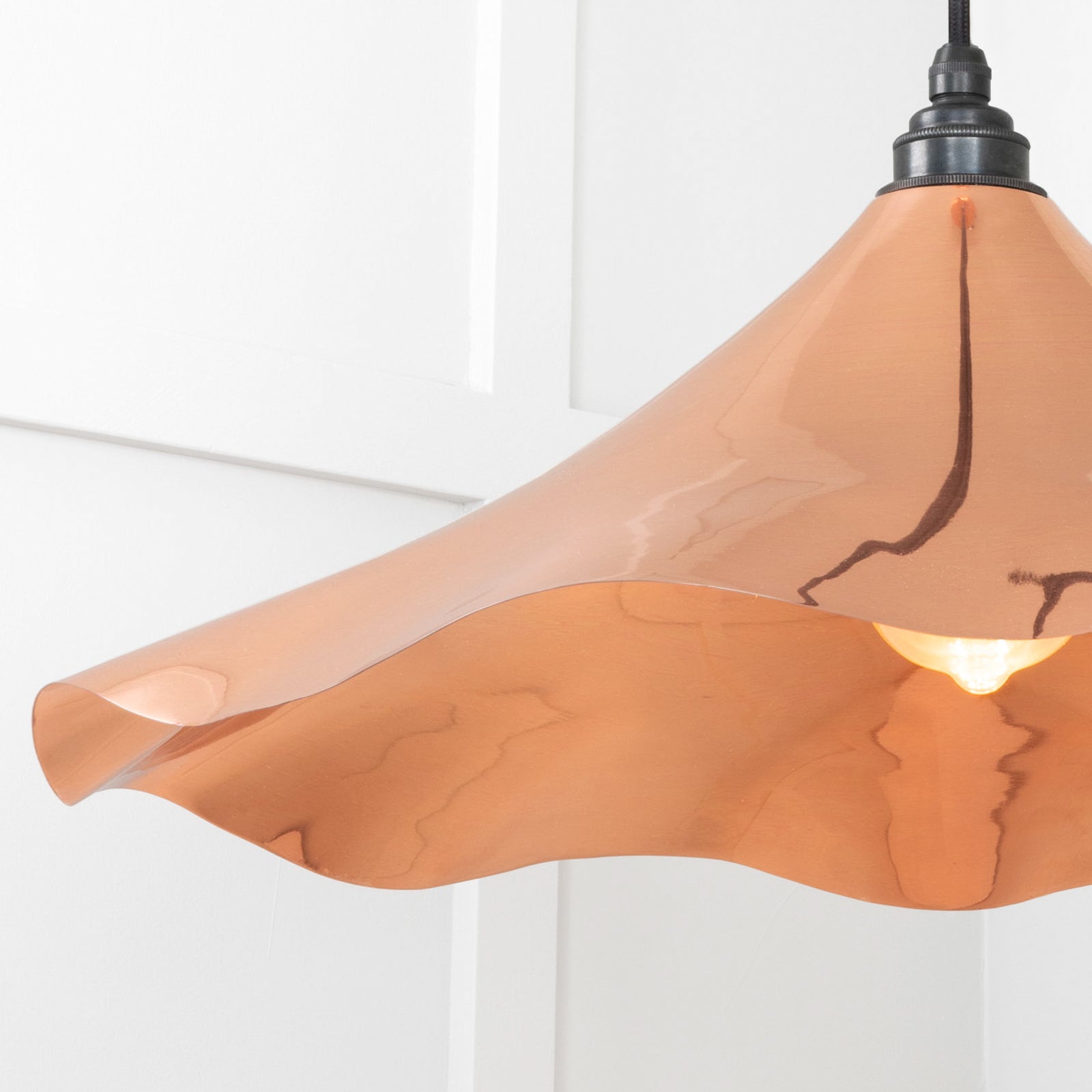 Flora Ceiling Light | Polished Copper | Suffolk Latch Company