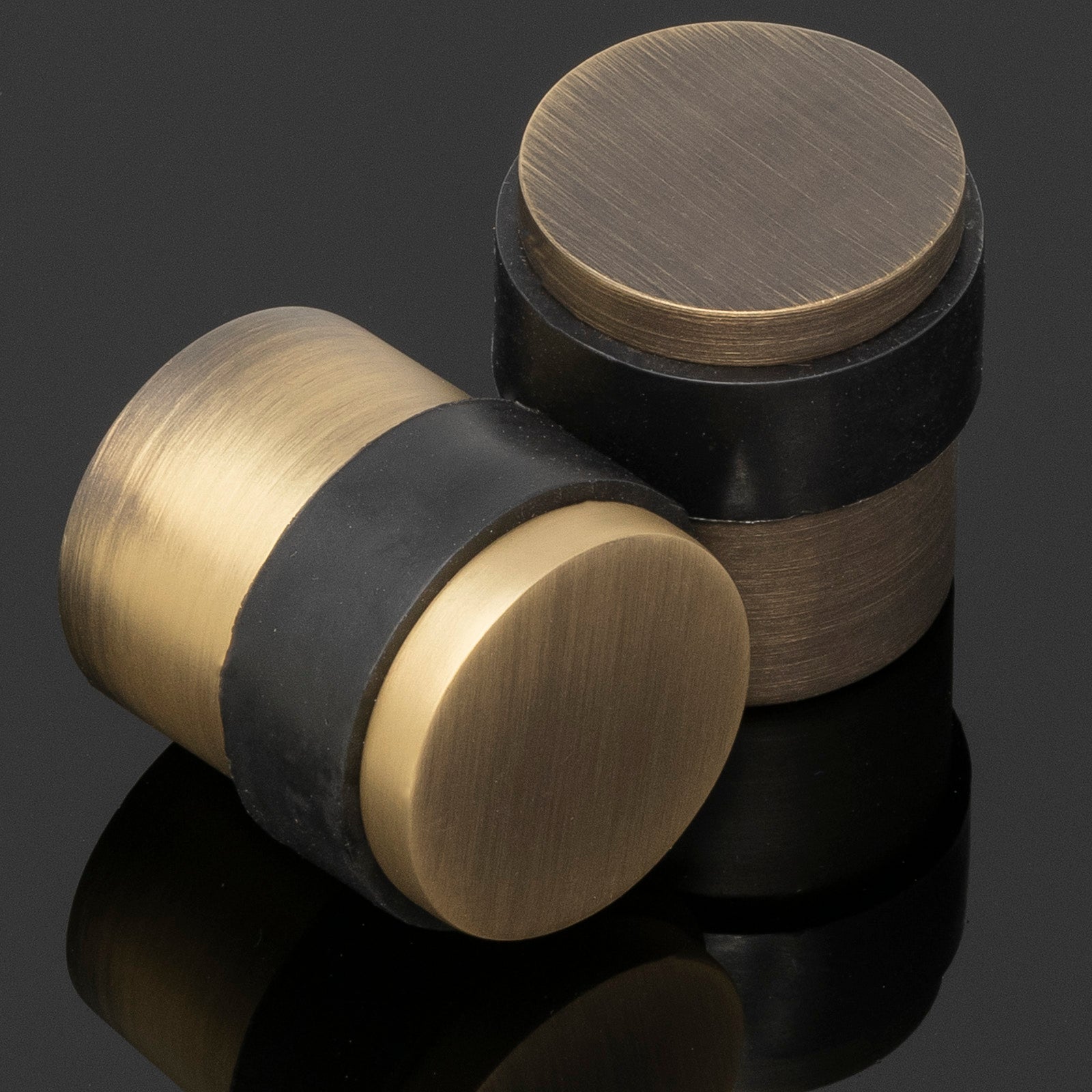 Floor Mounted Cylinder Door Stops | Old English Collection