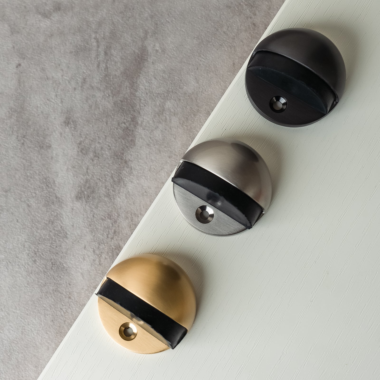 Oval Floor Mounted Door Stops | Home Hardware
