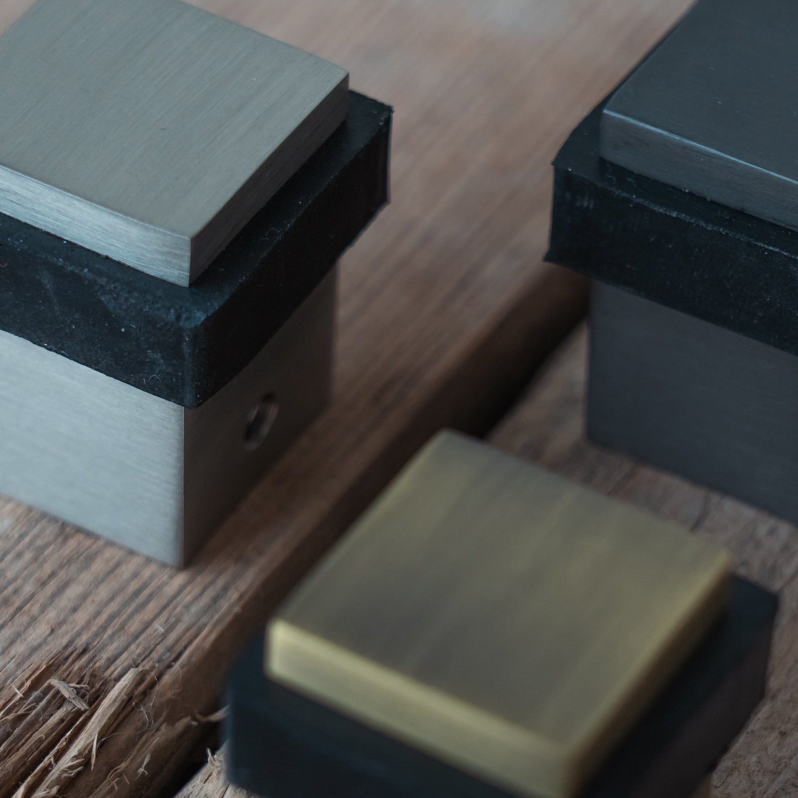 Square Floor Mounted Door Stops | Door Hardware