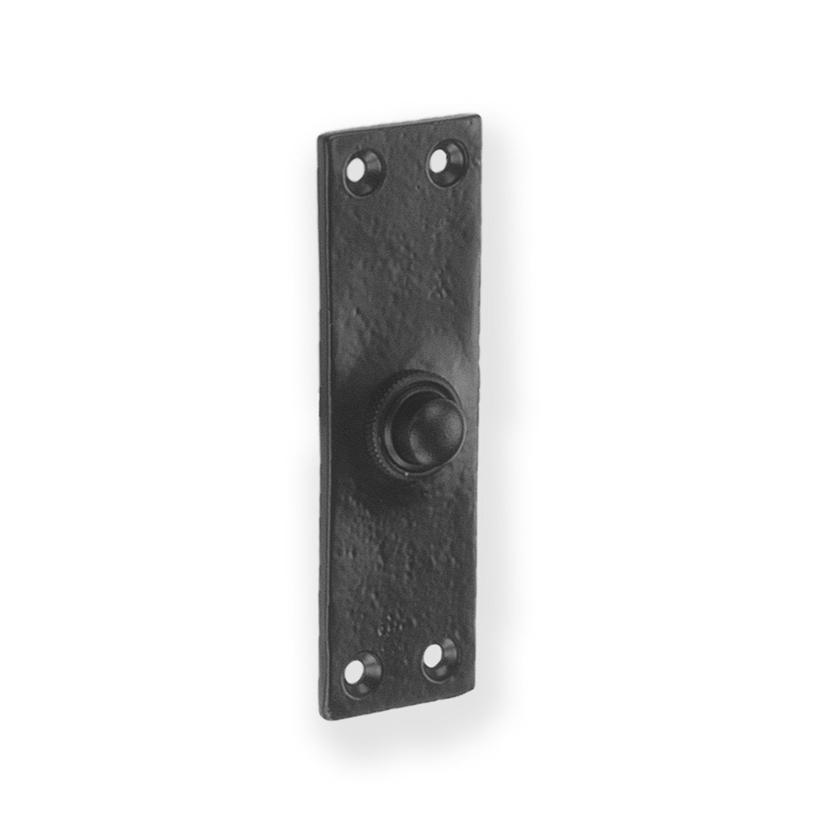 Door Bell Plate | Front Door Bell | Black Cast Iron | Bell Push Button