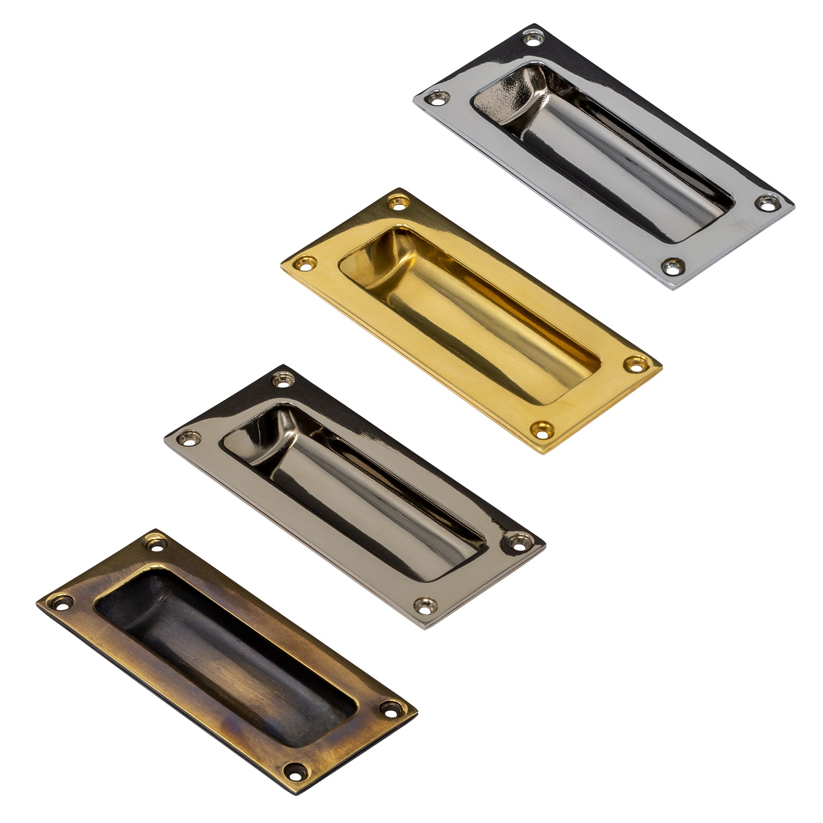 Flush Pull Handles | Bypass Sliding Door Handles